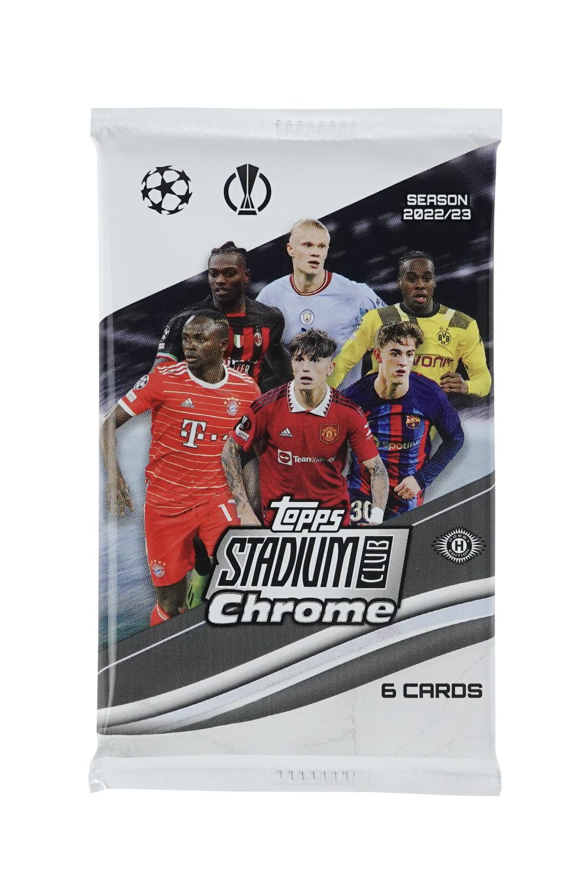 2022/23 Topps Stadium Club Chrome UEFA Club Competitions Soccer Hobby ...