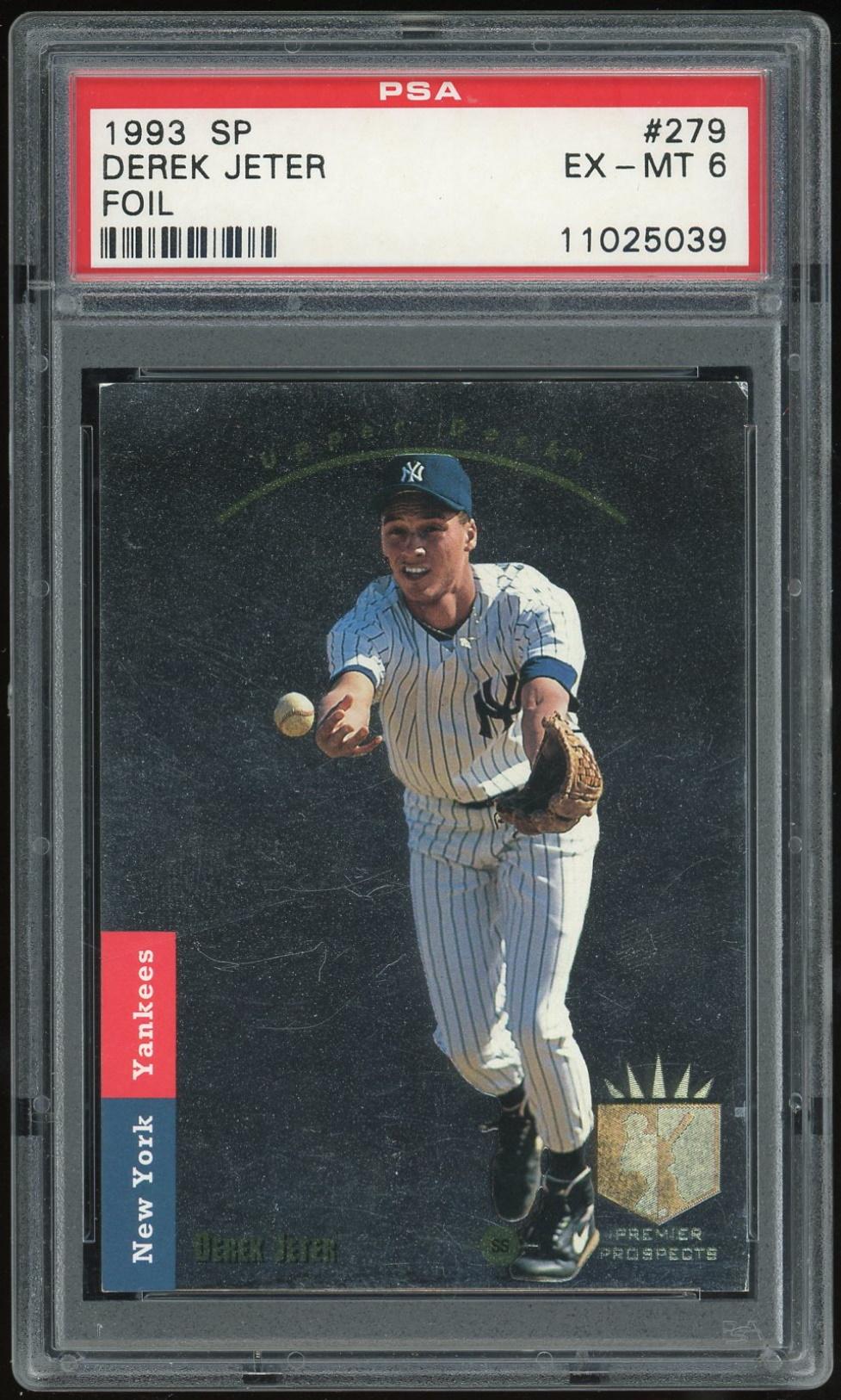 1993 SP #279 Derek Jeter RC PSA 6 *5039 (Reed Buy) | DA Card World