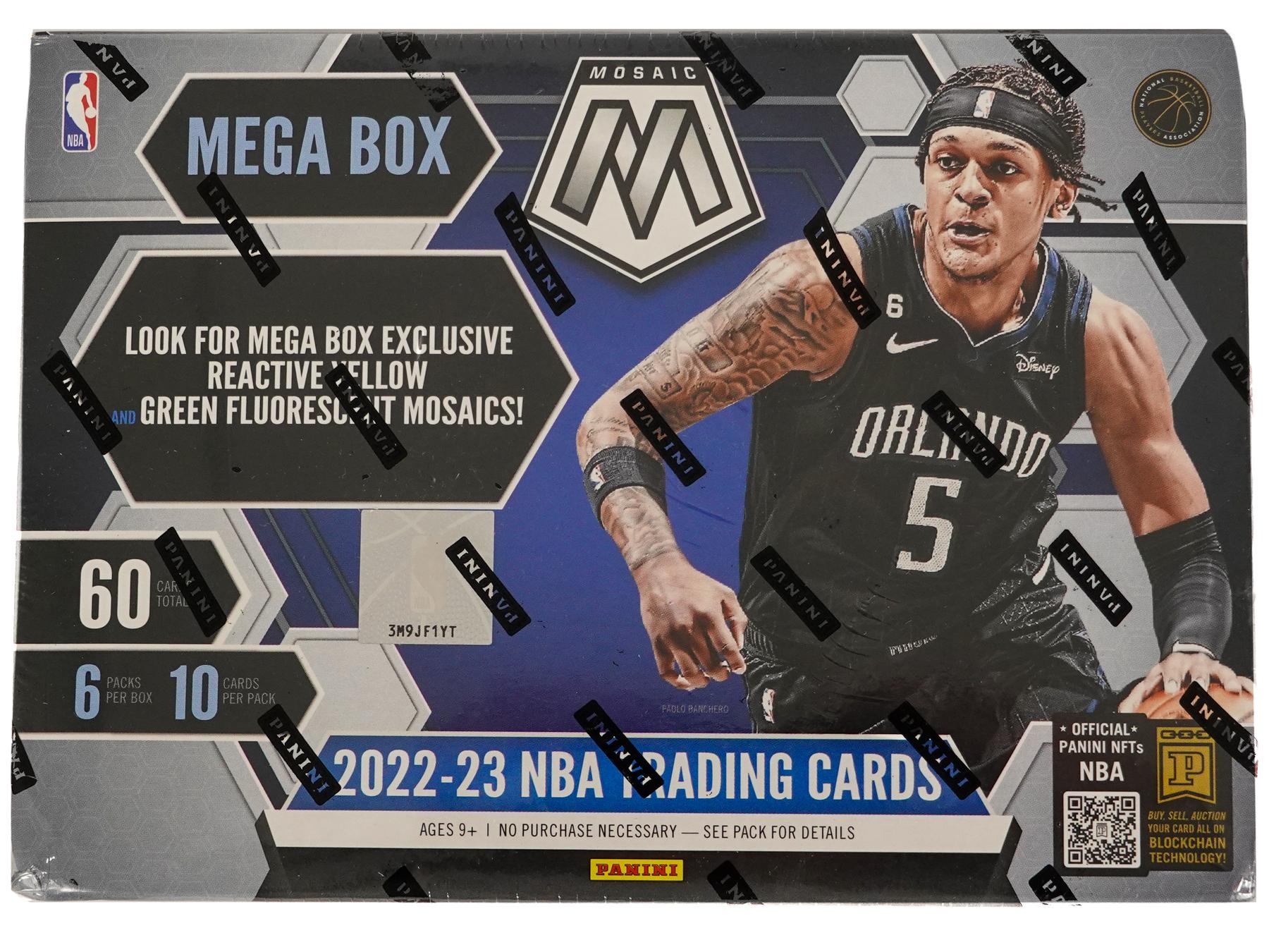 2022/23 Panini Mosaic Basketball Mega Box (Yellow & Green Mosaics ...