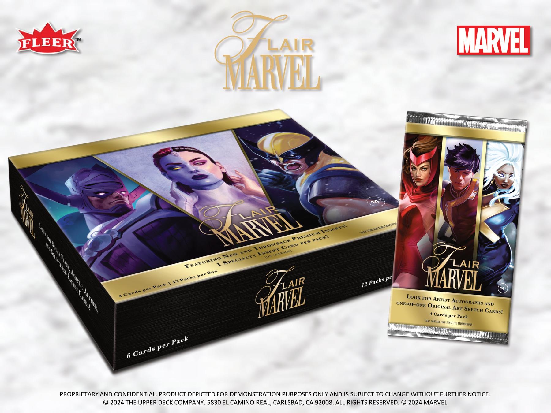 Marvel Flair Trading Cards Hobby Box (Upper Deck 2024) (Presell) | DA ...