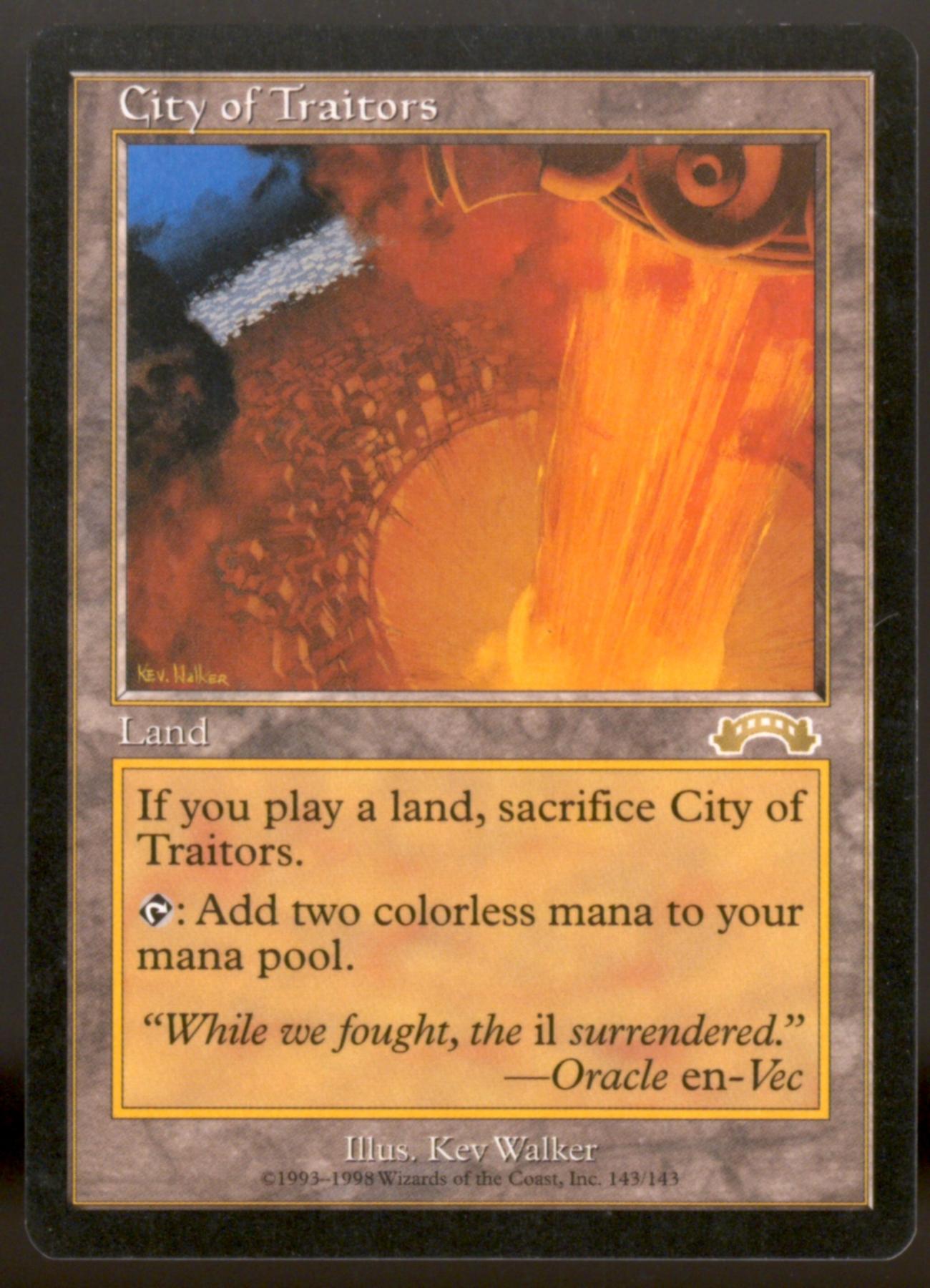 Magic the Gathering Exodus City of Traitors MODERATELY PLAYED (MP) | DA Card World
