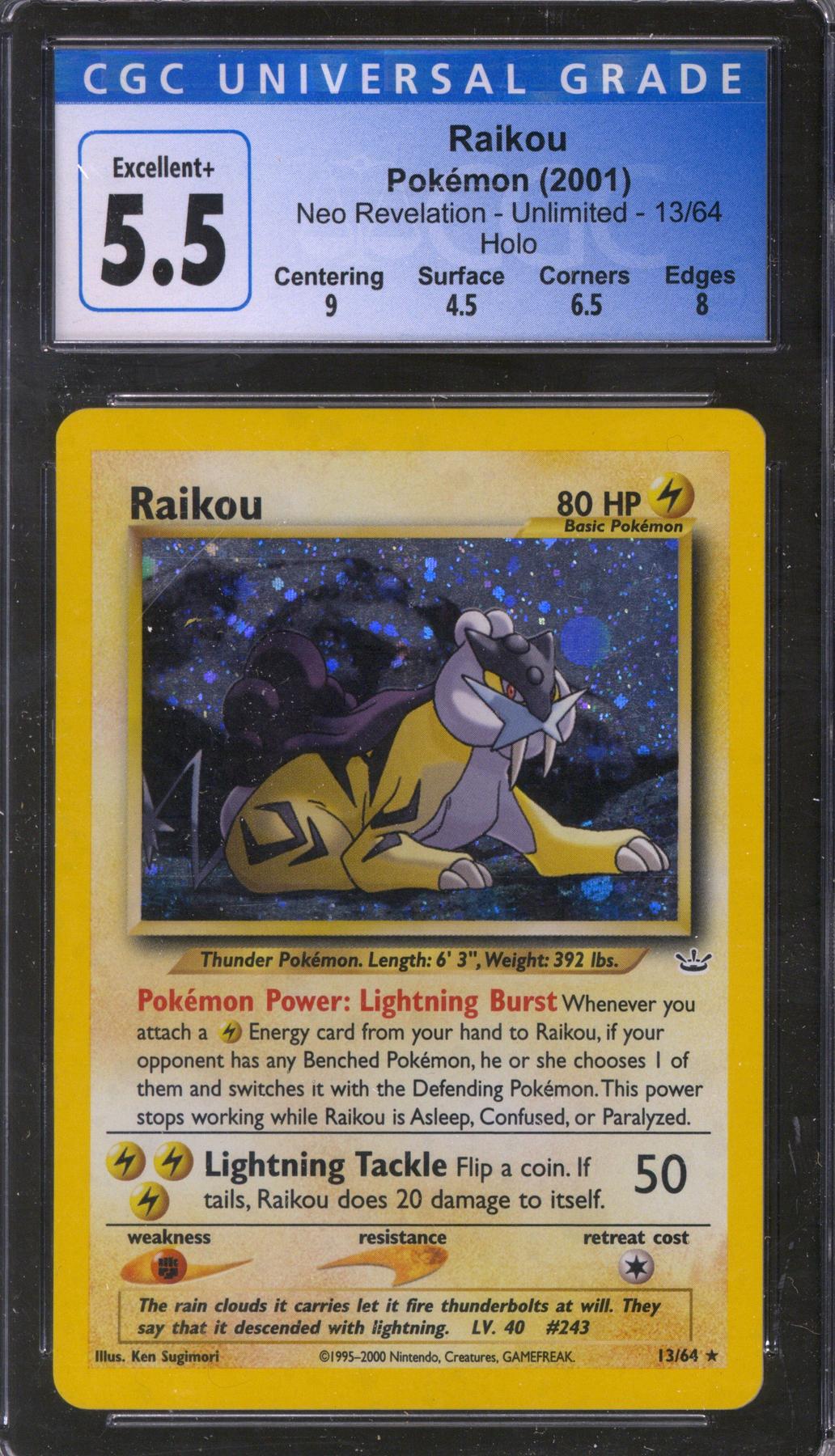 1st Edition Raikou 13/64 Neo Revelation - munimoro.gob.pe