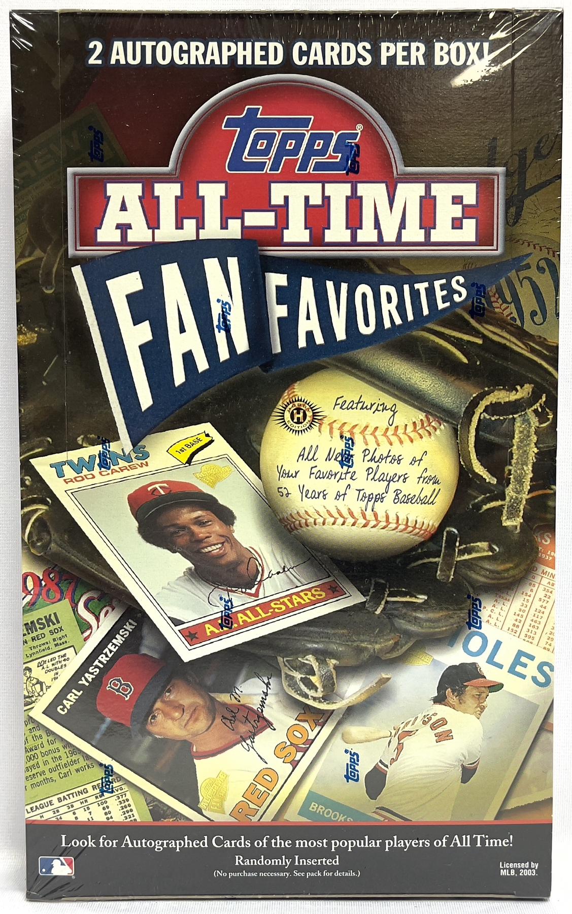 2003 Topps All-Time Fan Favorites Baseball Hobby Box | DA Card World