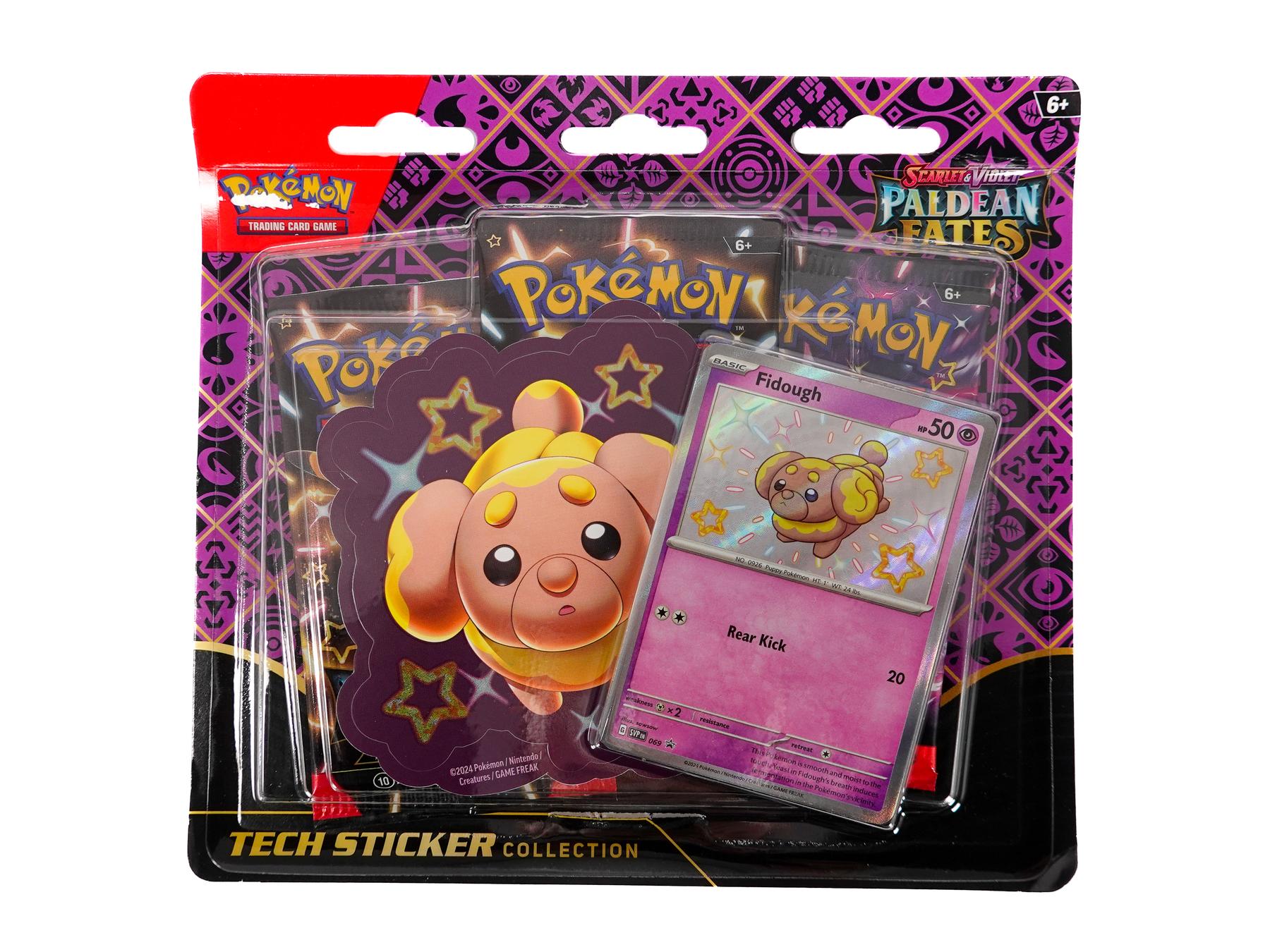 Pokemon Scarlet & Violet: Paldean Fates Tech Sticker Collection Blister ...