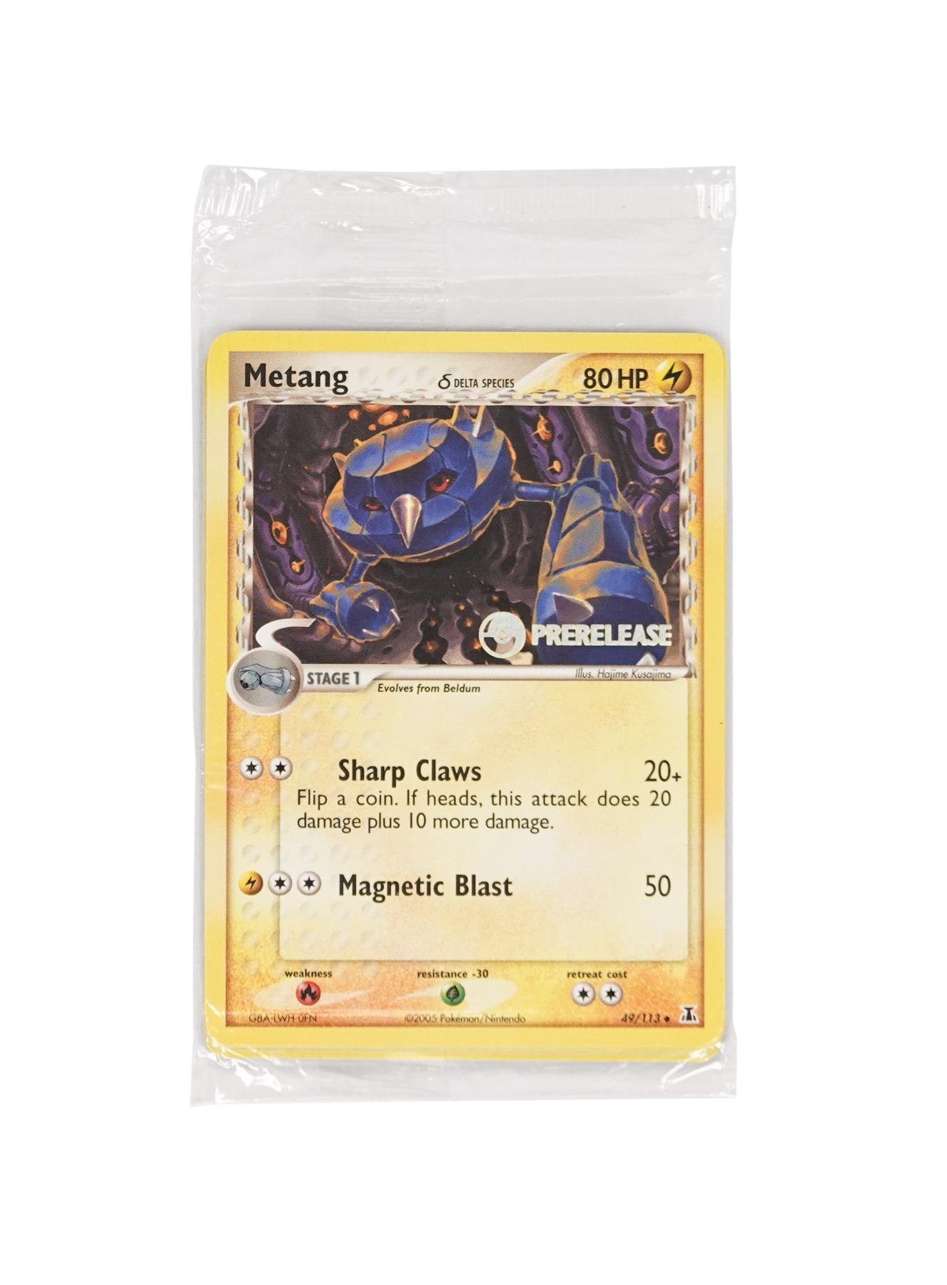 Pokemon EX Delta Species Prerelease Promo Metang 49/113 Sealed Pack of ...
