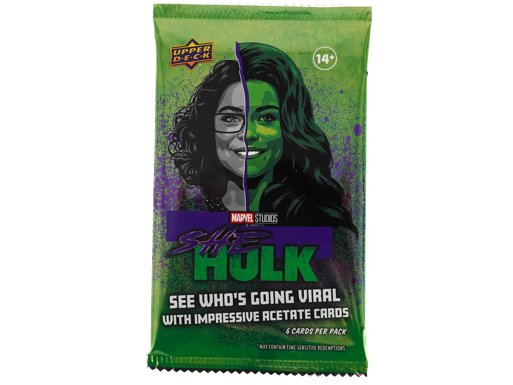 Marvel Studios She-Hulk Trading Cards Hobby Pack (Upper Deck 2024) | DA ...