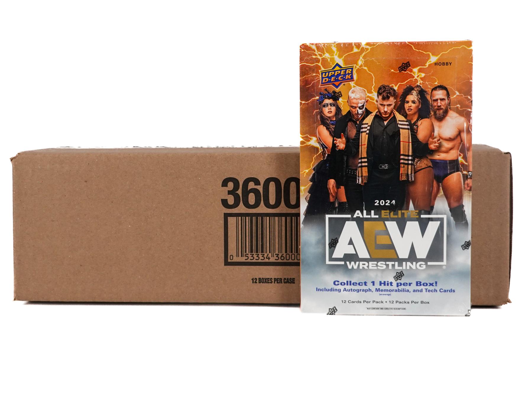 2024 Upper Deck AEW Wrestling Hobby 12-Box Case | DA Card World