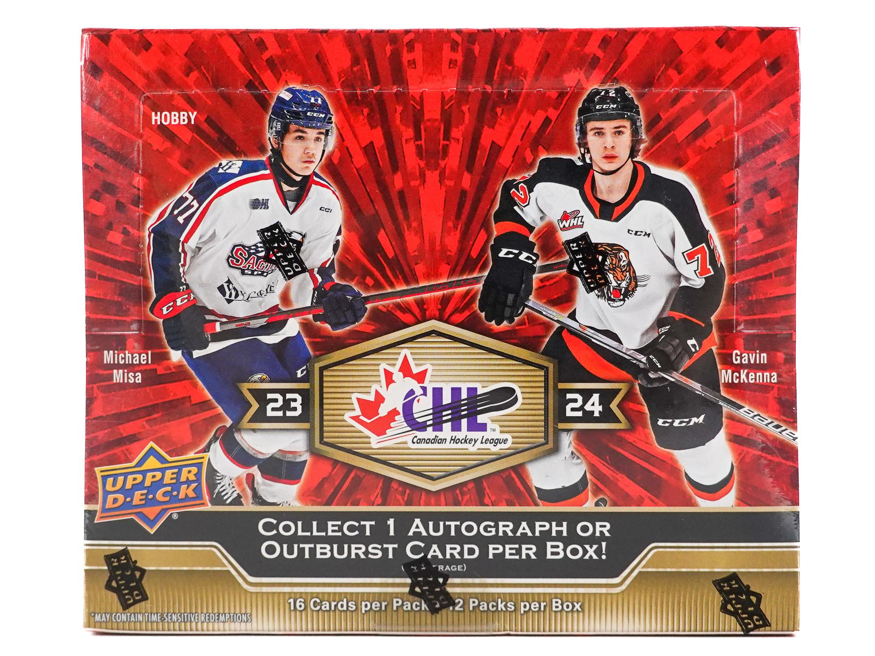 2023/24 Upper Deck CHL Hockey Hobby Box | DA Card World