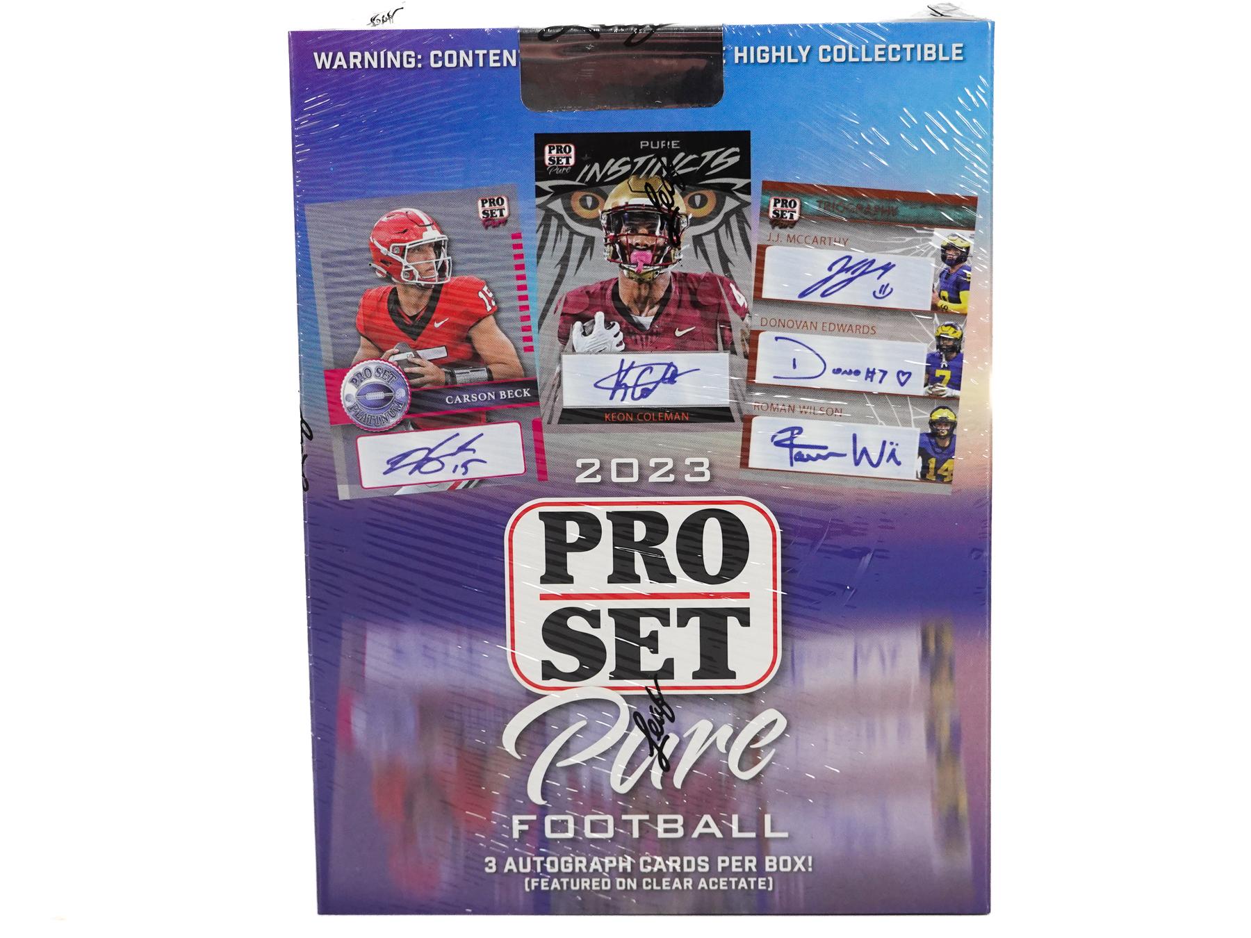 2023 Leaf Pro Set Pure Football Hobby Box | DA Card World