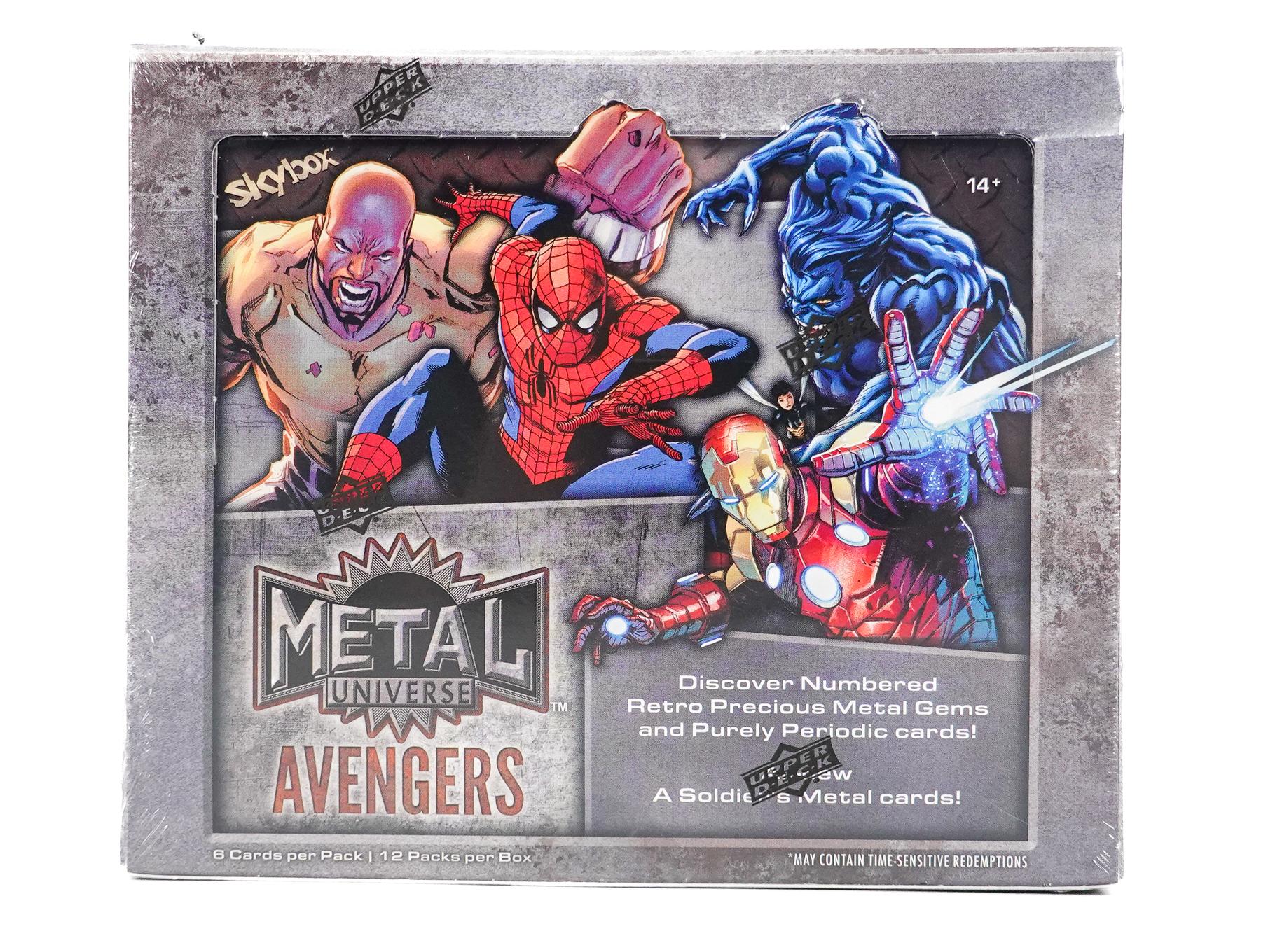Marvel Metal Universe Avengers Trading Cards Hobby Box (Upper Deck 2024 ...