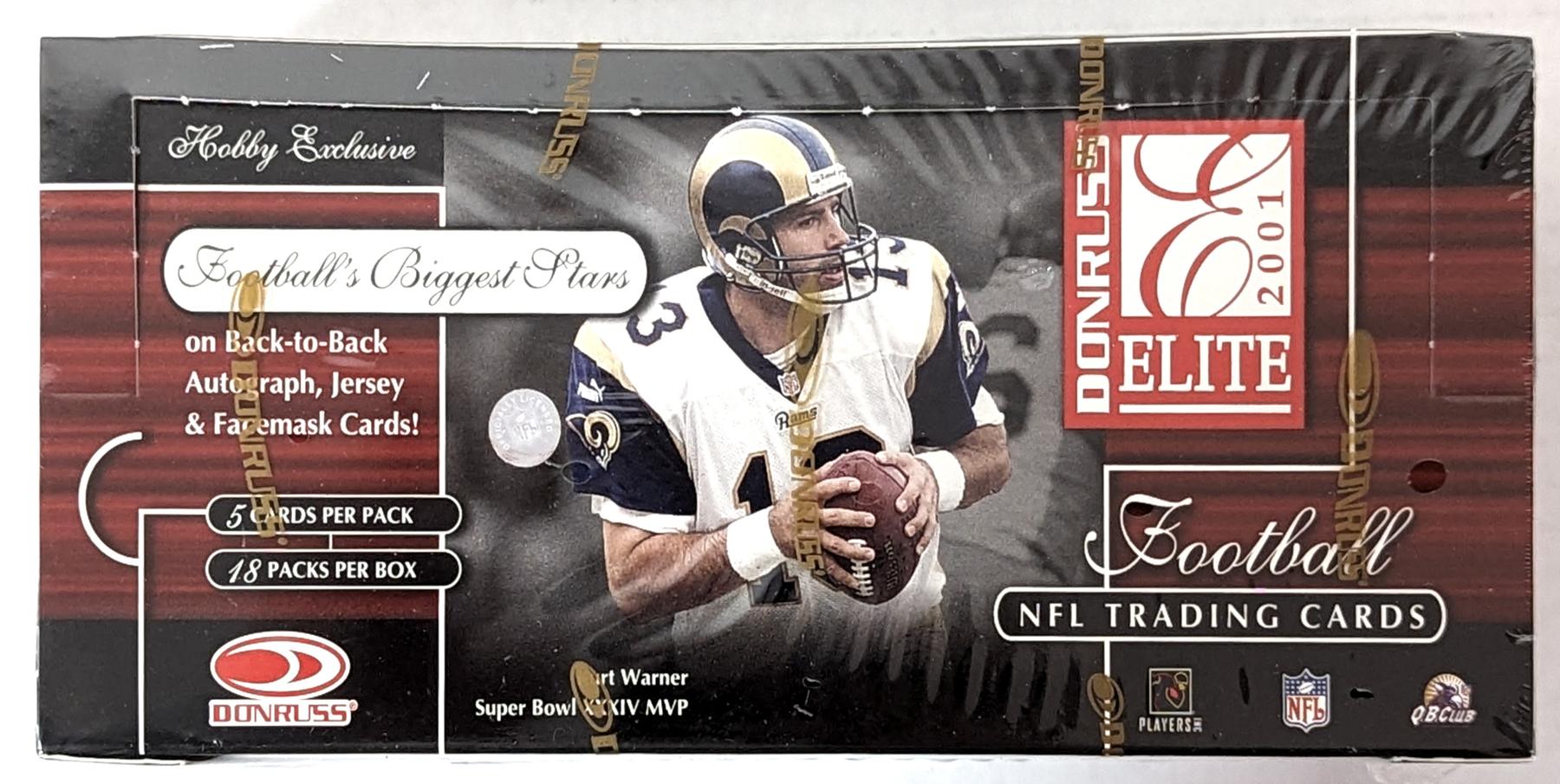 2001 Donruss Elite Football Hobby Box (Reed Buy) | DA Card World