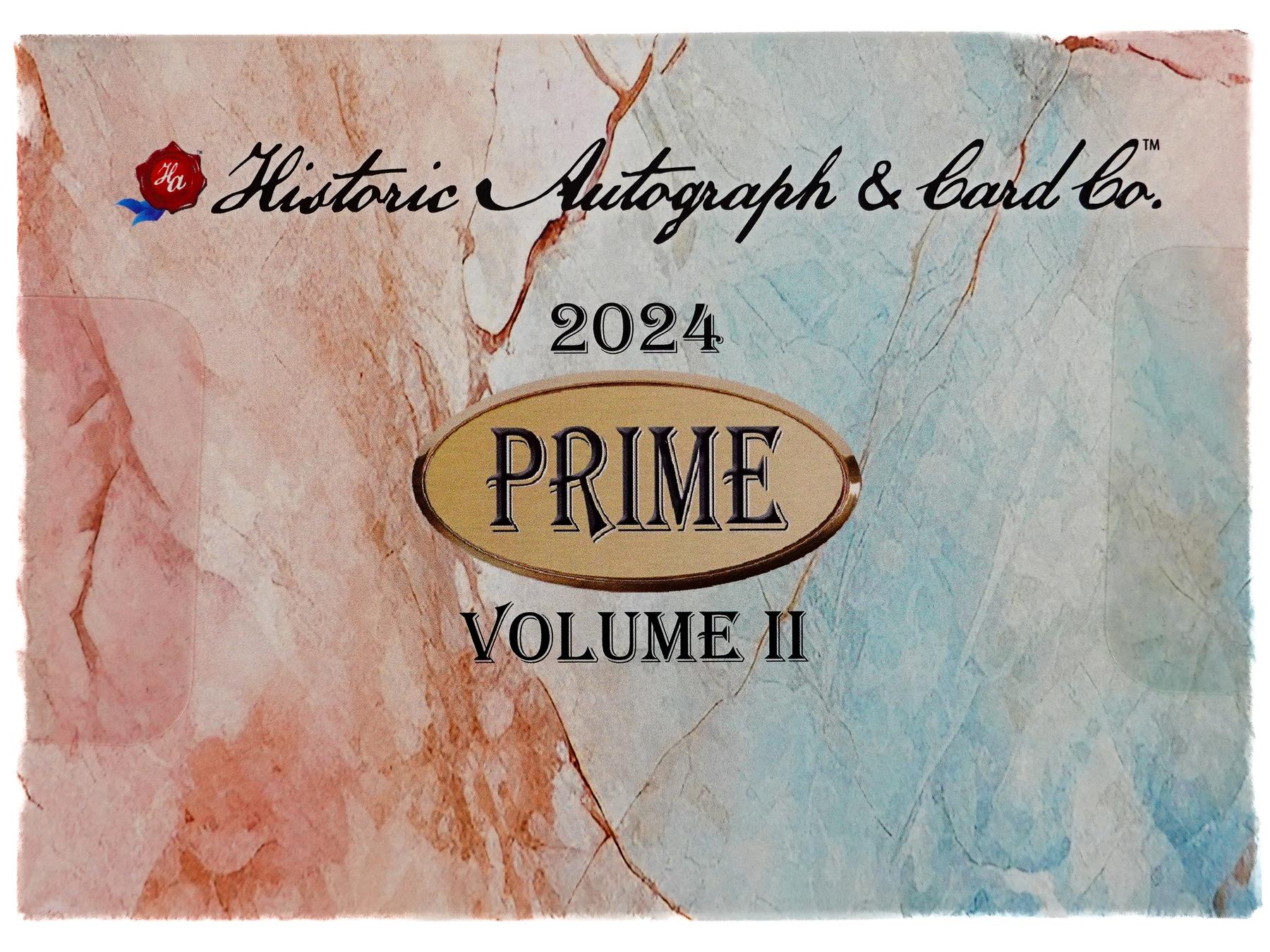 2024 Historic Autographs Prime Volume II Premium Box | DA Card World