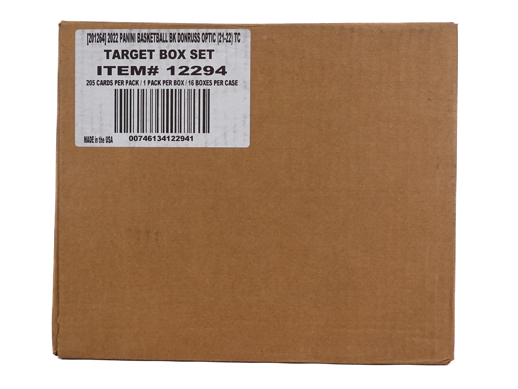 2021/22 Panini Donruss Optic Basketball Factory Set (Box) (Target) Case ...