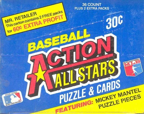 1983 Donruss Baseball Action All-Stars Wax Box | DA Card World