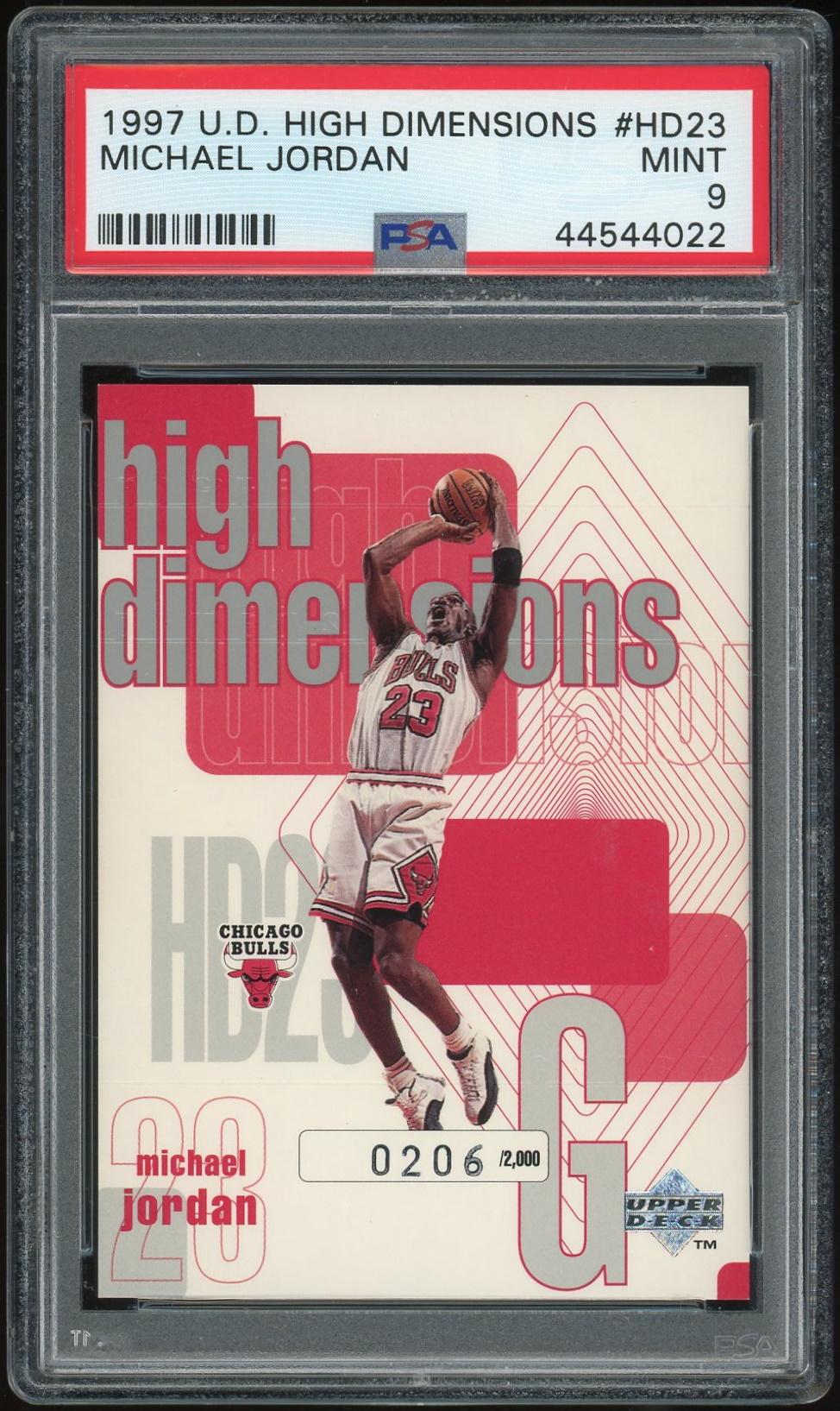 1997 98 Ud High Dimensions Hd23 Michael Jordan 2000 Psa 9 4022