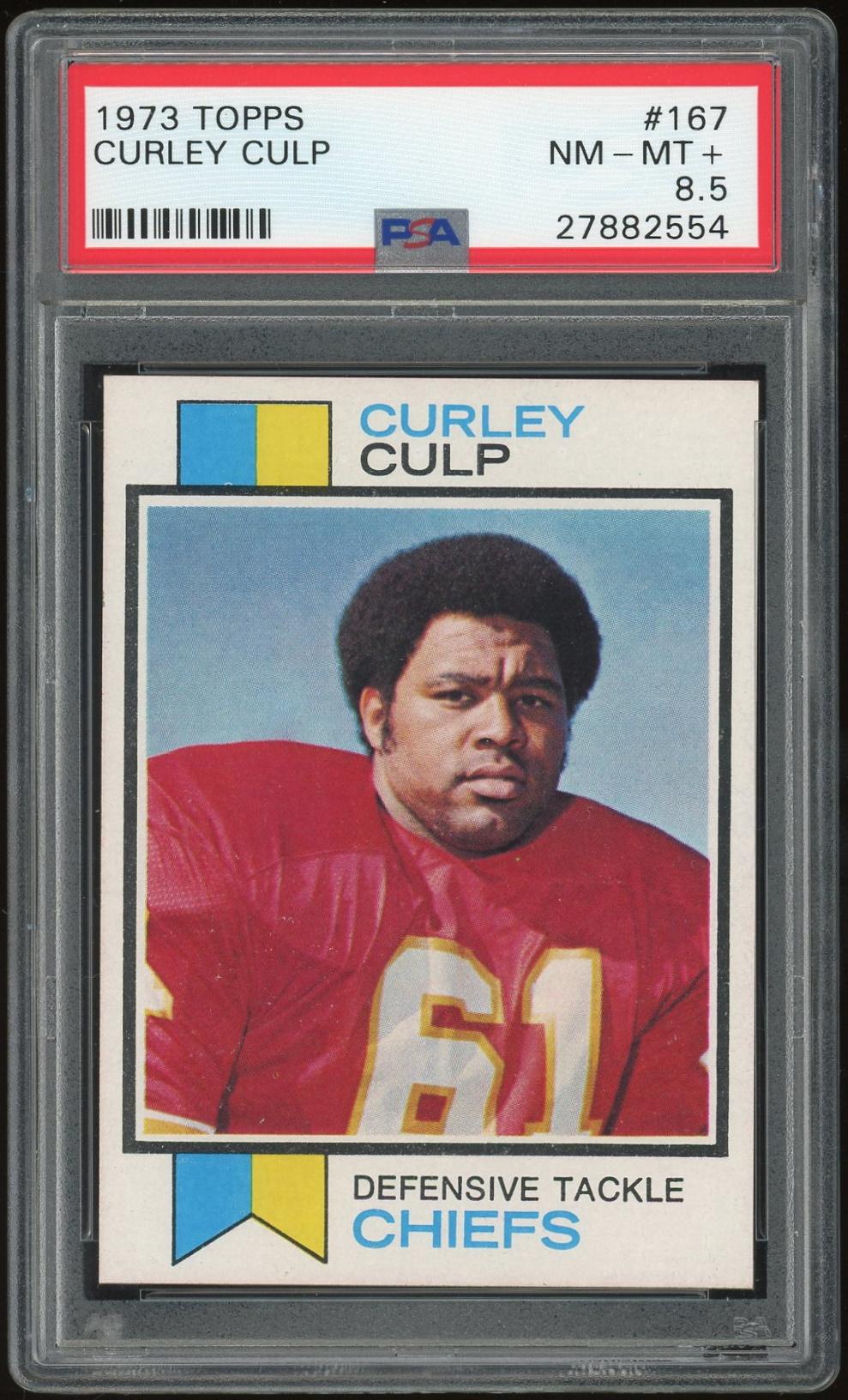 1973 Topps #167 Curley Culp RC PSA 8.5 *2554 (Reed Buy) | DA Card World
