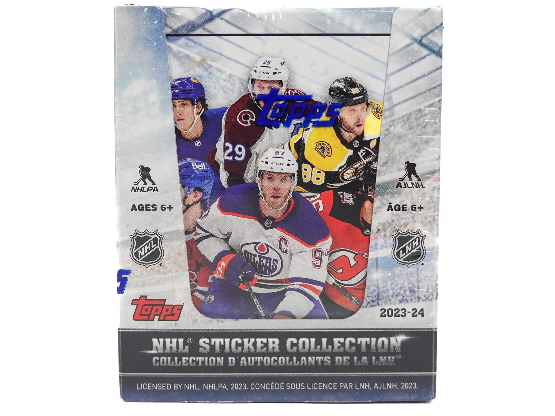 2023/24 Topps NHL Hockey Sticker Collection 50-Pack Box | DA Card World