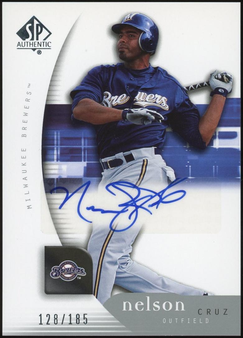 2005 SP Authentic #152 Nelson Cruz RC Autograph #/185 (Reed Buy) | DA ...