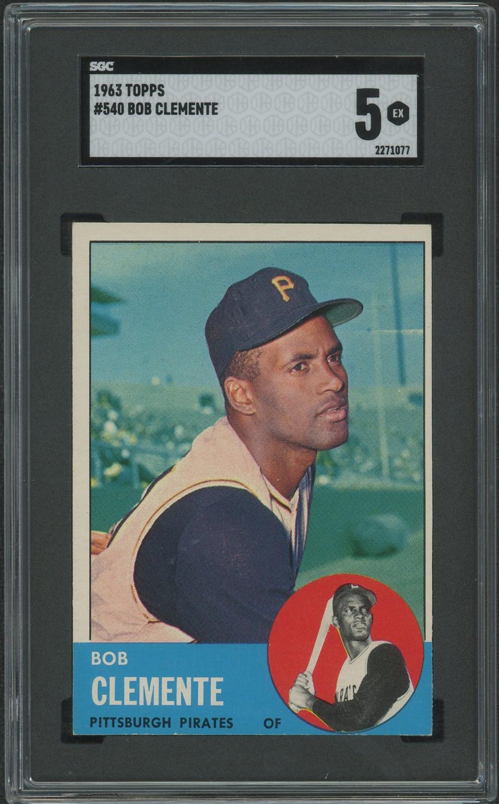 1963 Topps Baseball #540 Roberto Clemente SGC 5 (EX) | DA Card World