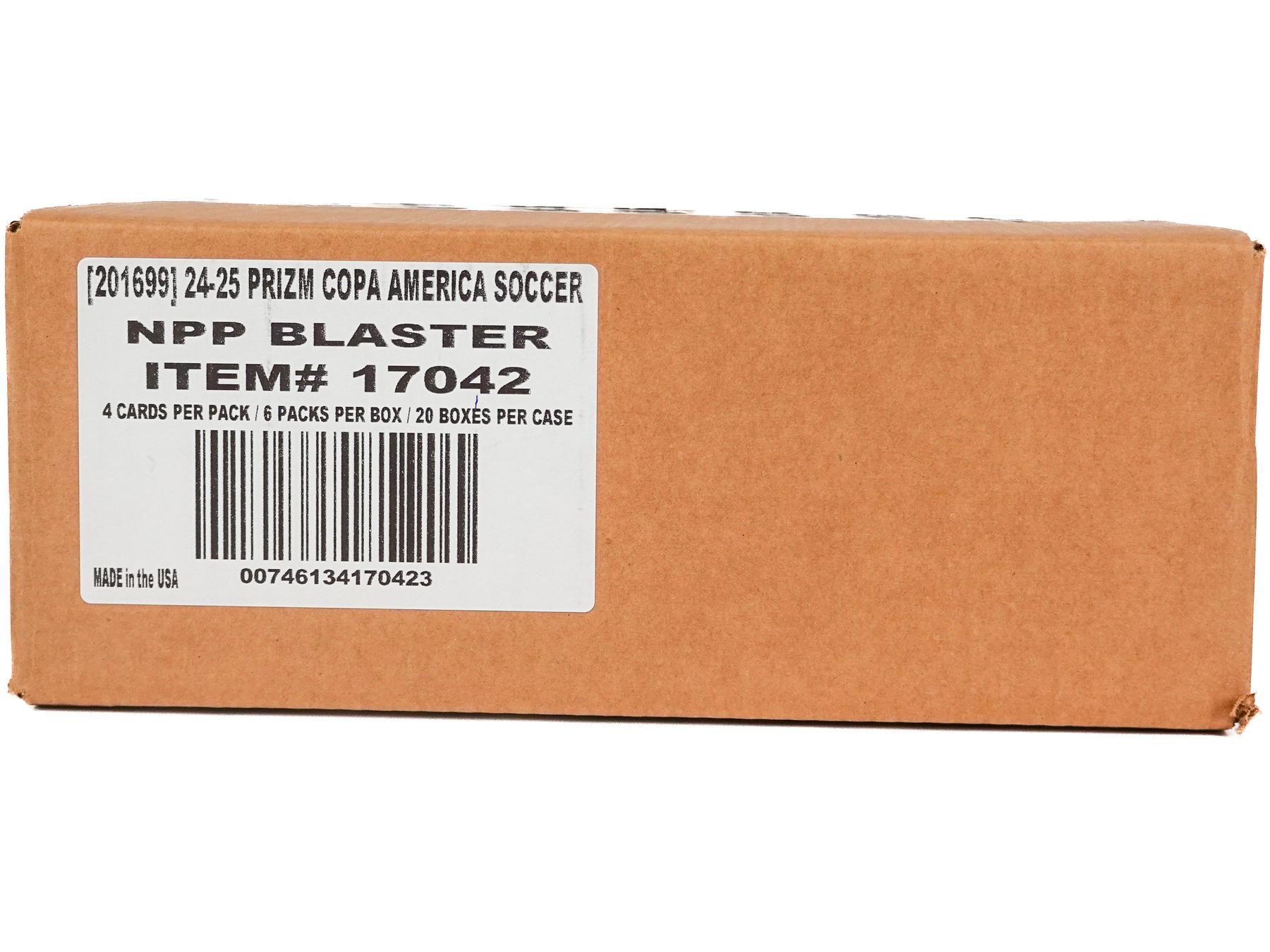 2023/24 Panini Prizm Copa America Soccer 6-Pack Blaster 20-Box Case ...
