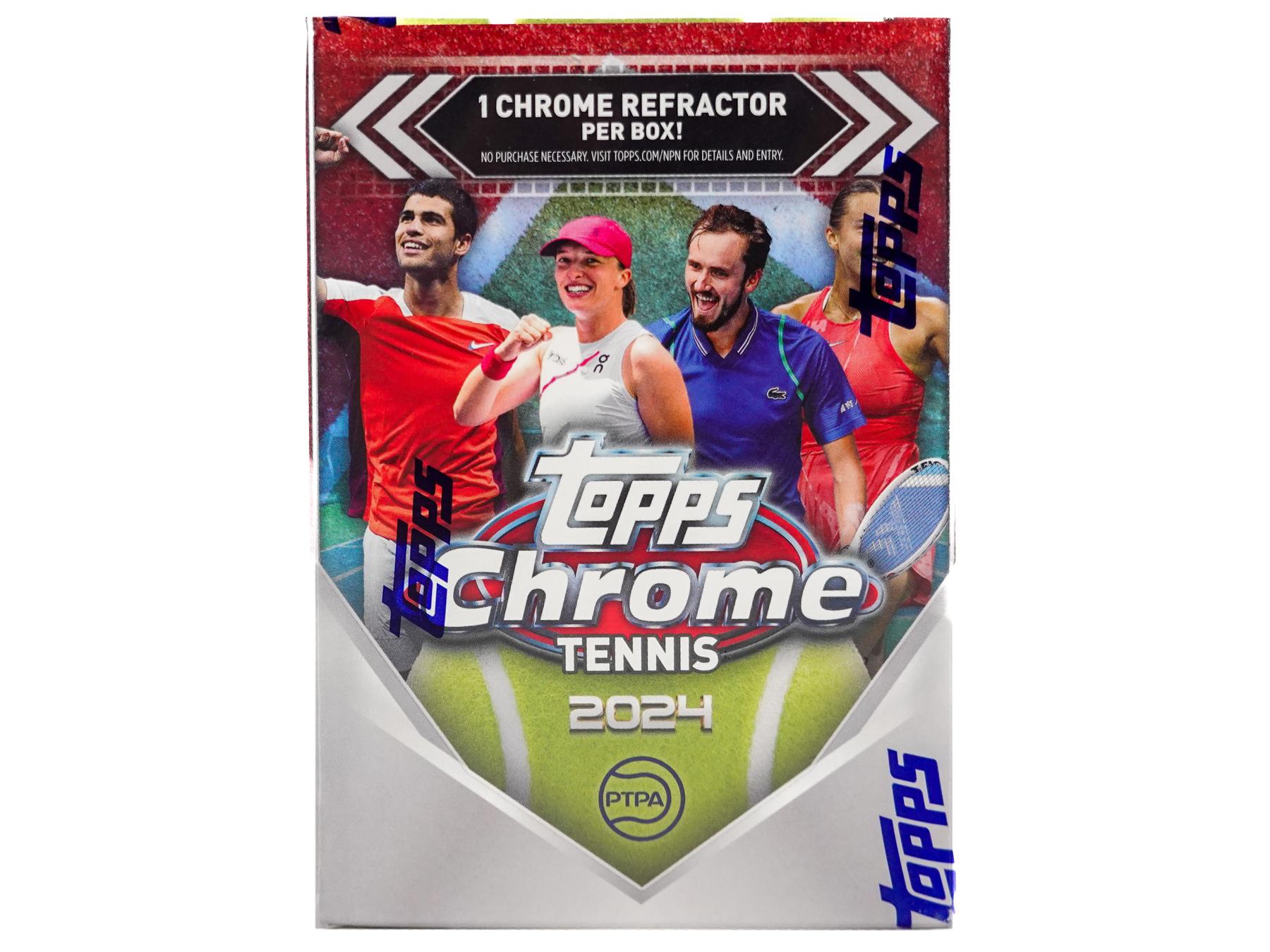 2024 Topps Chrome Tennis 7-Pack Blaster Box | DA Card World