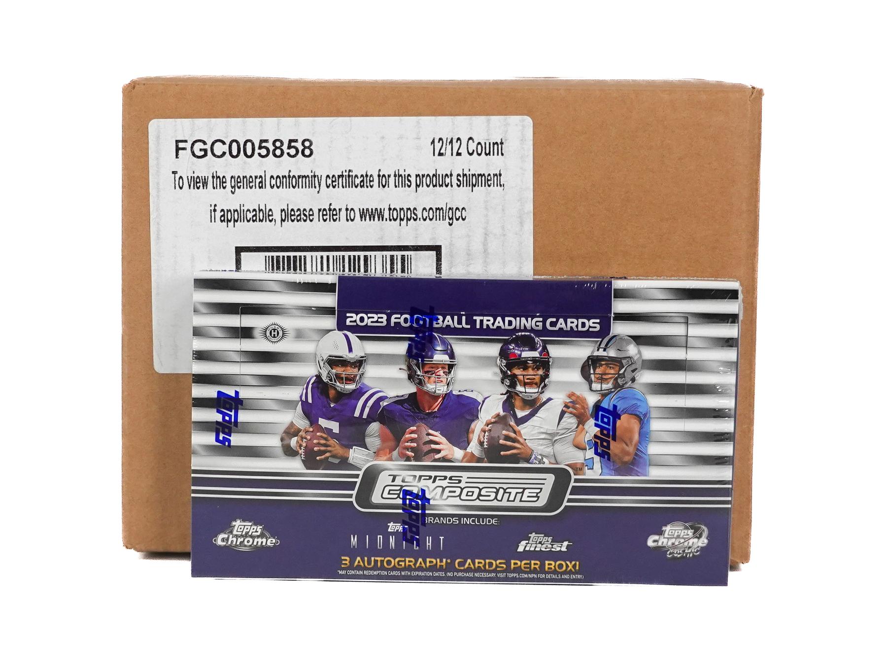 2023 Topps Composite Football Hobby 12-Box Case | DA Card World
