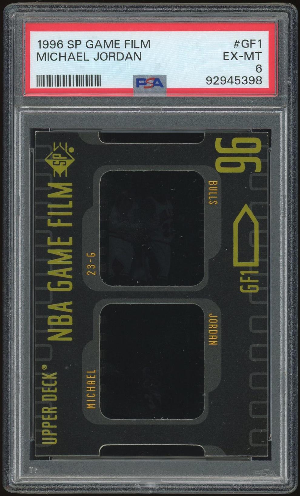 1996/97 SP Game Film #GF1 Michael Jordan PSA 6 *5398 (Reed Buy) | DA ...