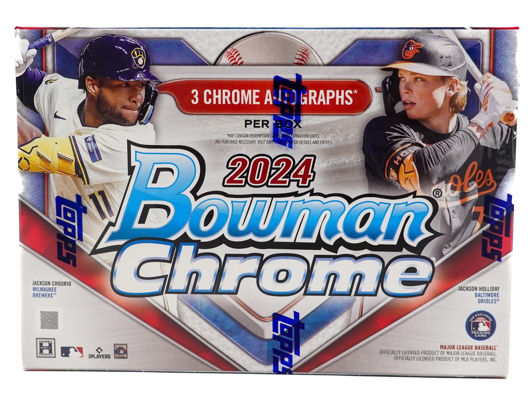 2024 Bowman Chrome Baseball HTA Choice Box | DA Card World