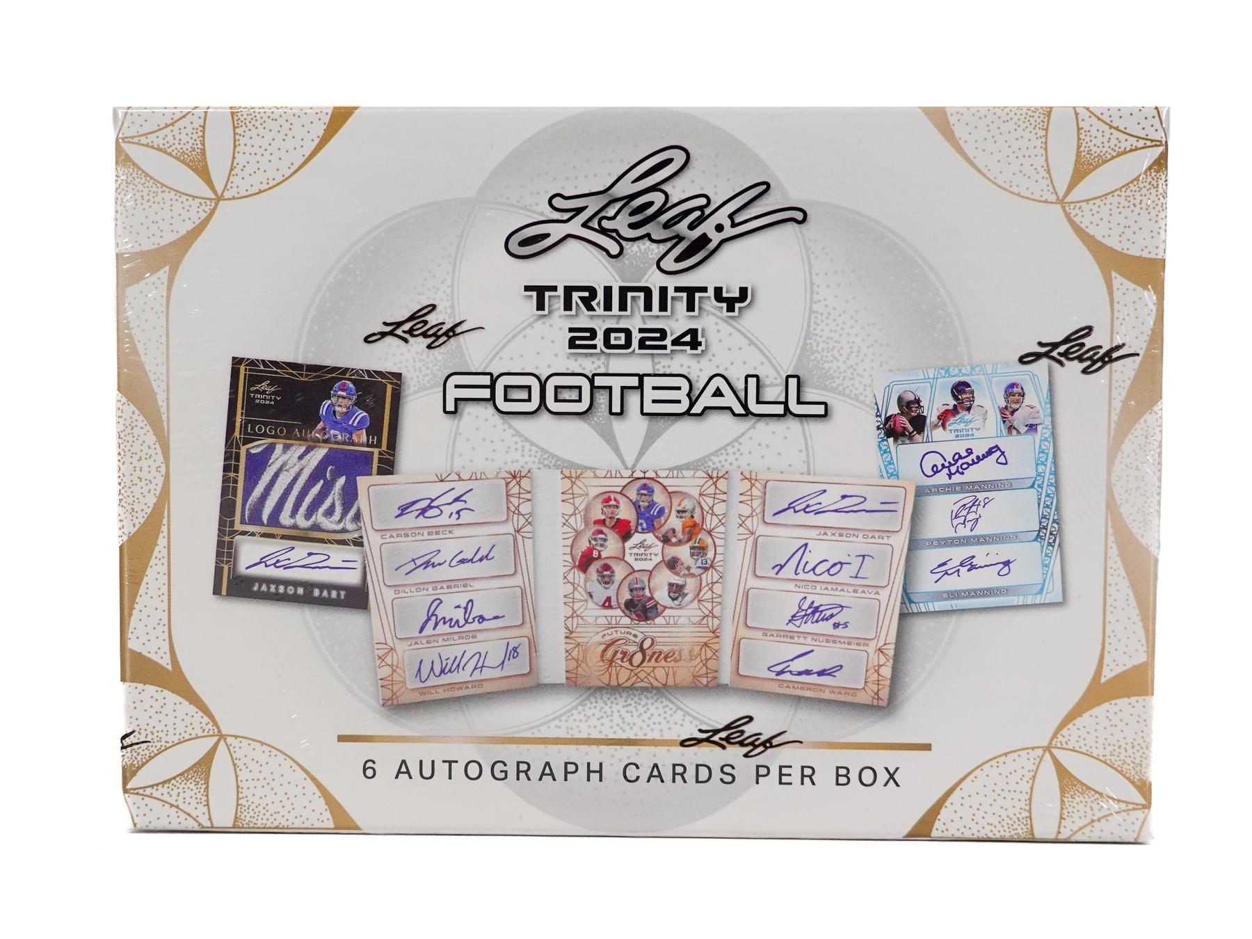 2024 Leaf Trinity Football Hobby Box | DA Card World