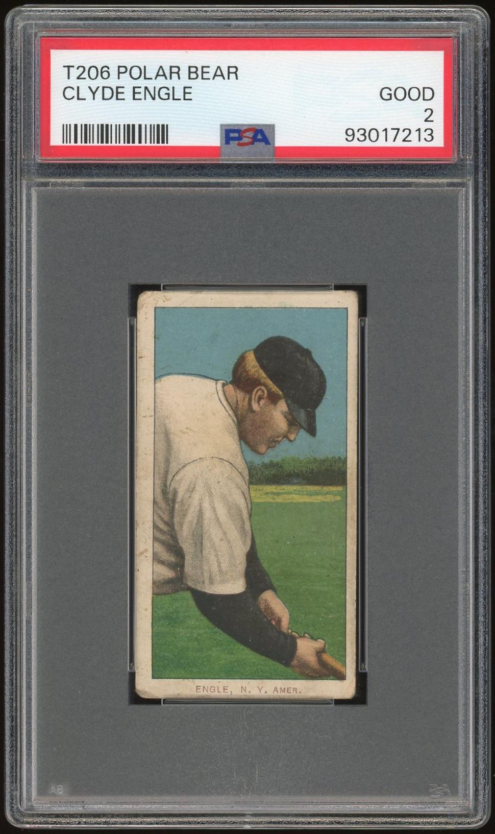 T206 Polar Bear Clyde Engle PSA 2 *7213 SET BREAK (Reed Buy) | DA Card ...