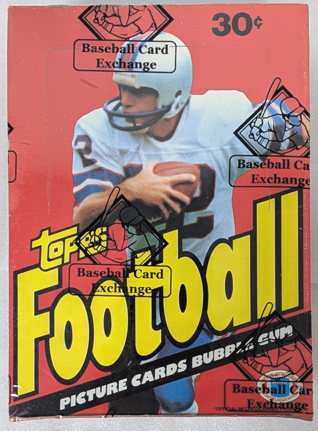 1981 Topps Football Wax Box (81 Display, 79 Wrappers) (BBCE)(FASC ...