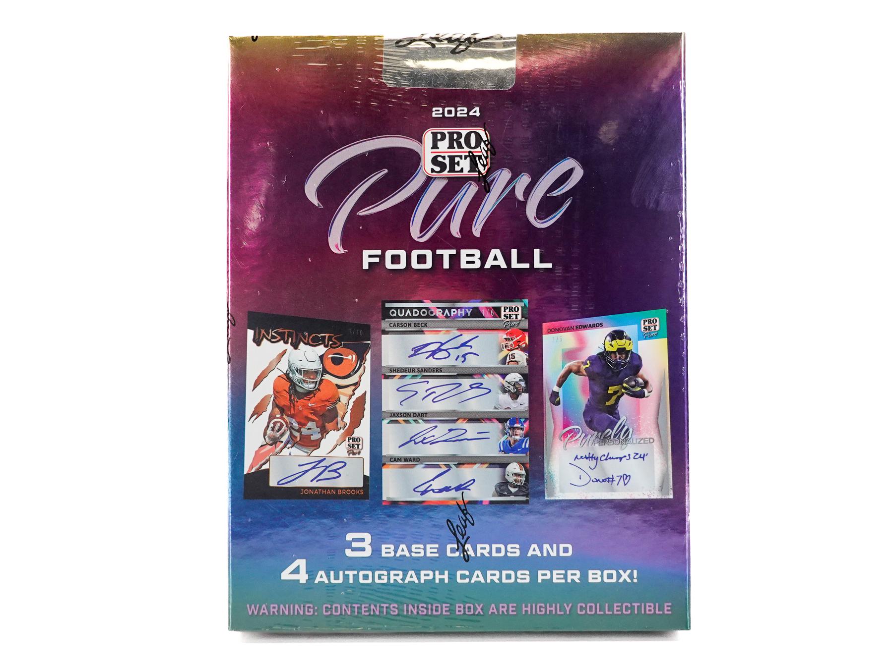 2024 Leaf Pro Set Pure Football Hobby Box | DA Card World