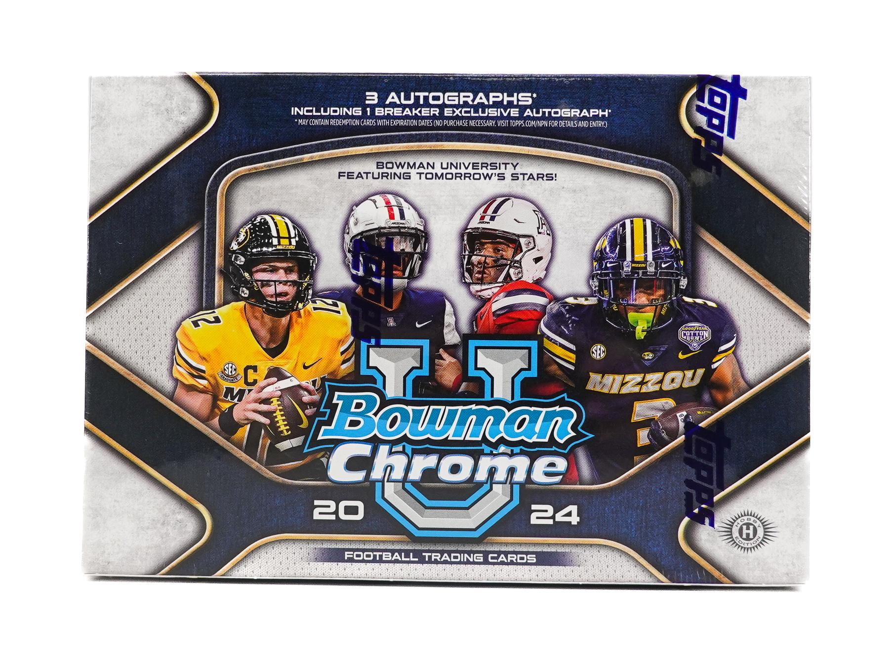 2024 Bowman University Chrome Football Breaker Delight Box | DA Card World