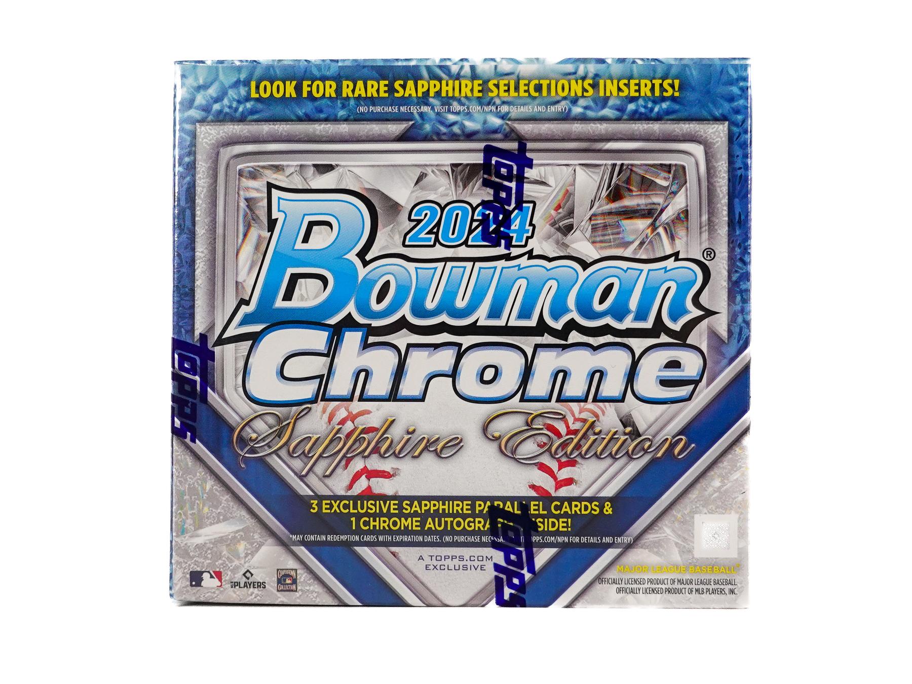 2024 Bowman Chrome Sapphire Baseball Hobby Box | DA Card World