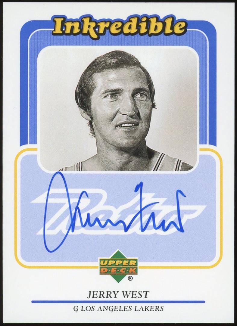 1999/00 Upper Deck Retro Inkredible #JW Jerry West (Reed Buy) | DA Card ...