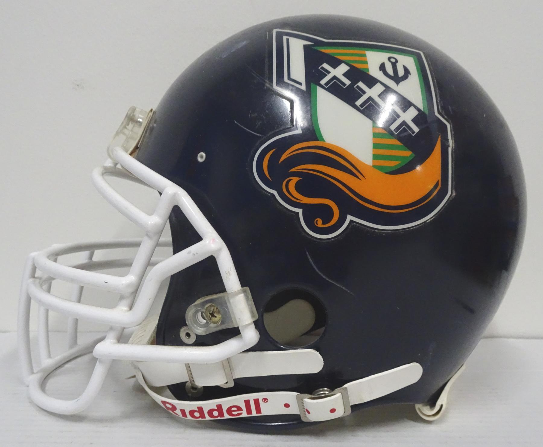 Amsterdam Admirals WLAF Game Used Helmet (Reed Buy) | DA Card World
