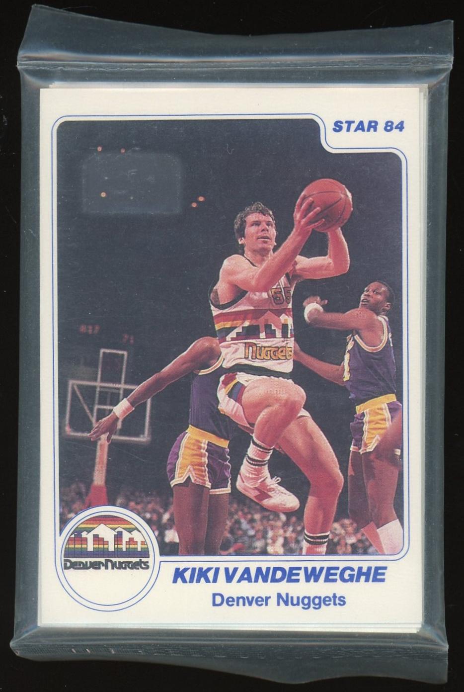 1983/84 Star Denver Nuggets Bagged Team Set (Vandeweghe front) (Reed ...