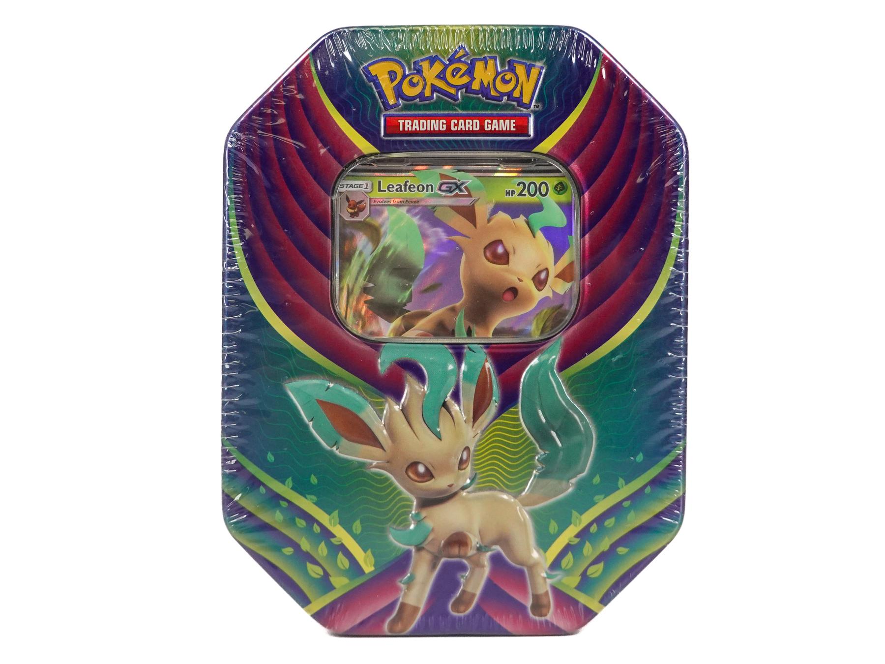 Pokemon Evolution Celebration Leafeon GX Tin - Factory Sealed! | DA ...