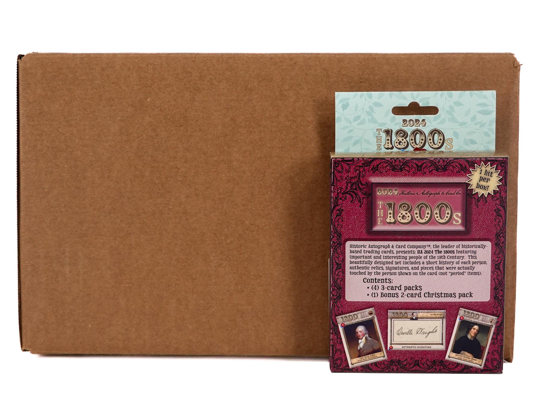 2024 Historic Autographs The 1800s Trading Cards Hobby 20-Box Case | DA ...