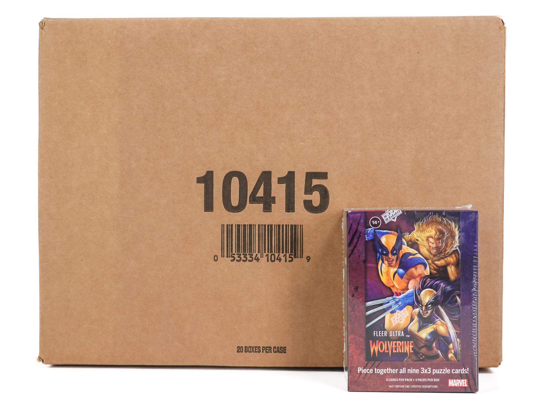 Marvel Fleer Ultra Wolverine Blaster 20-Box Case (Upper Deck 2024) | DA ...