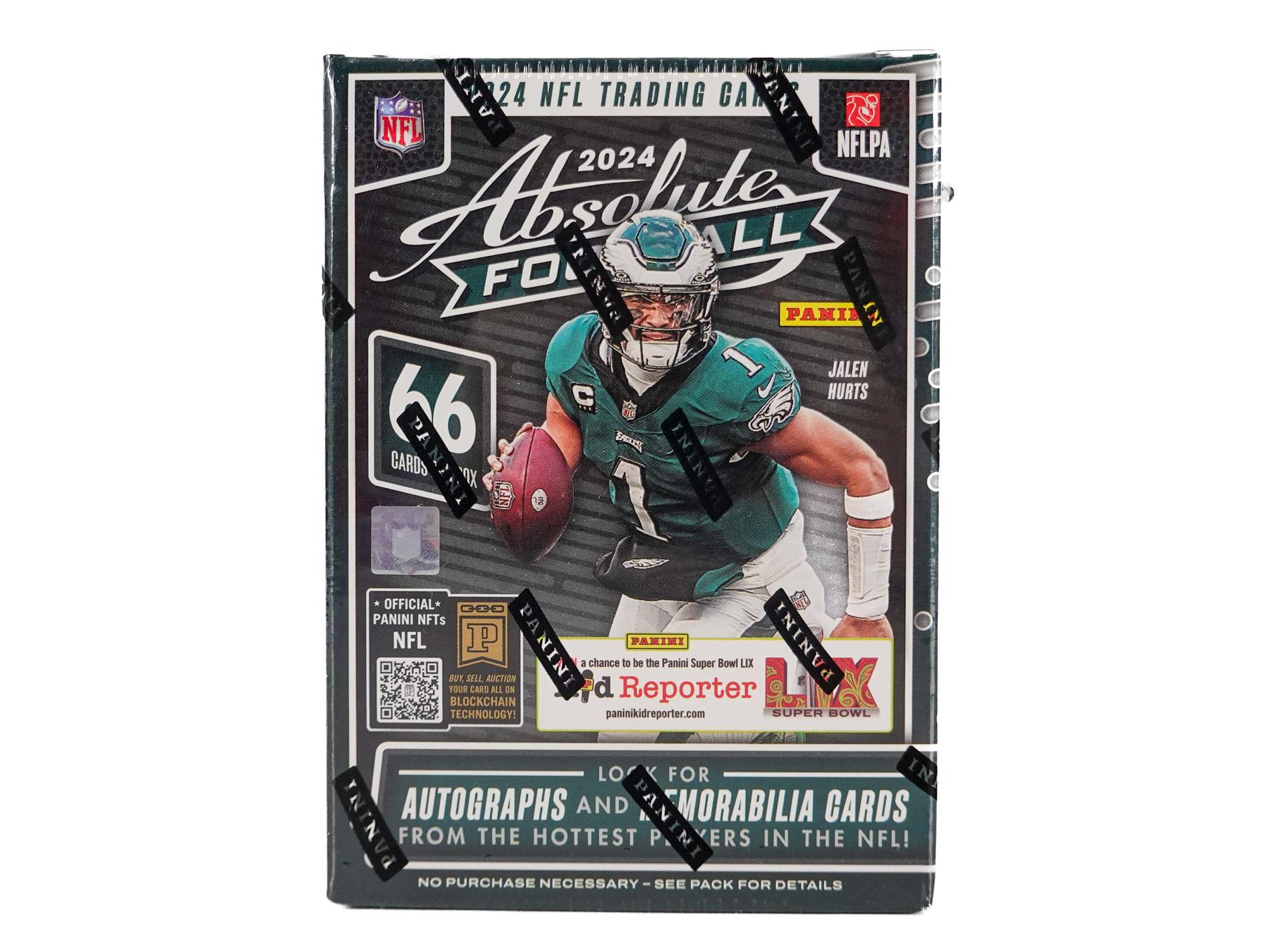 2024 Panini Absolute Football Blaster Hobby Box (Purple Parallels ...