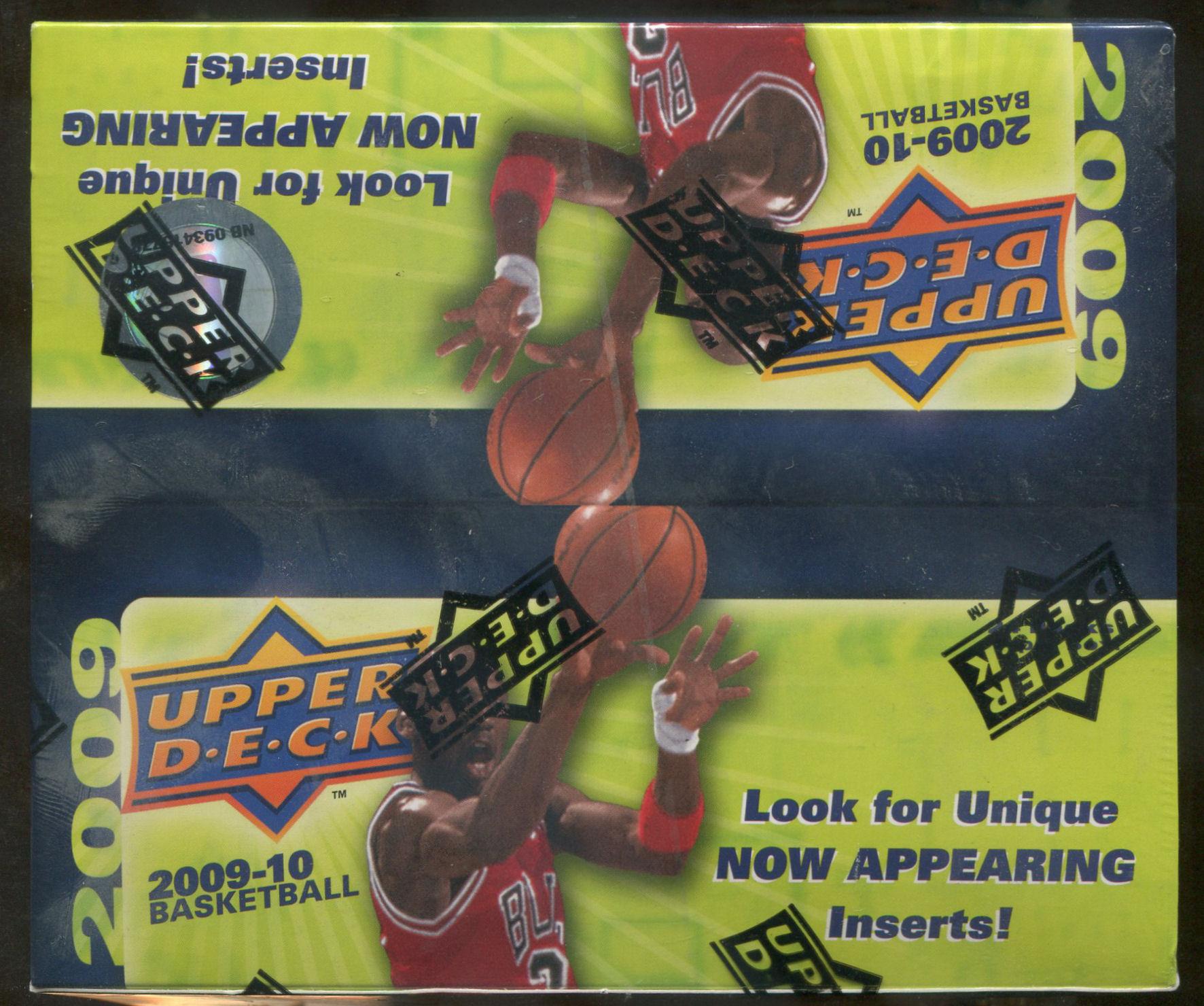 2009/10 Upper Deck Basketball 24-Pack Box - Stephen Curry, James Harden ...