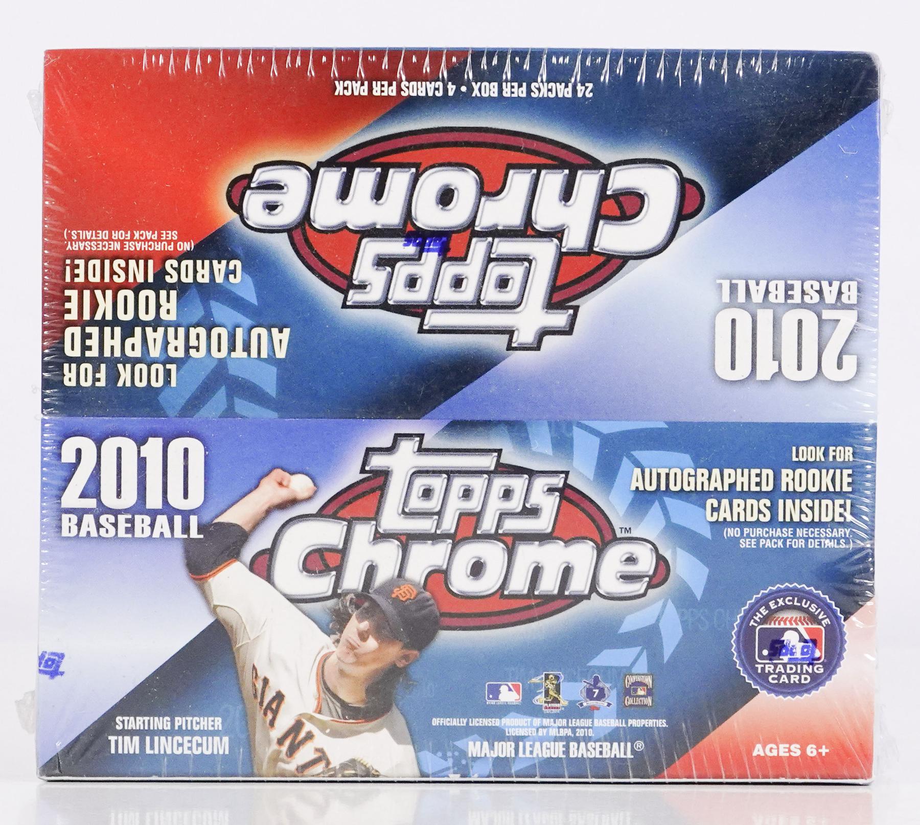 2010 Topps Chrome Baseball 24-Pack Box - Stephen Strasburg! | DA Card World