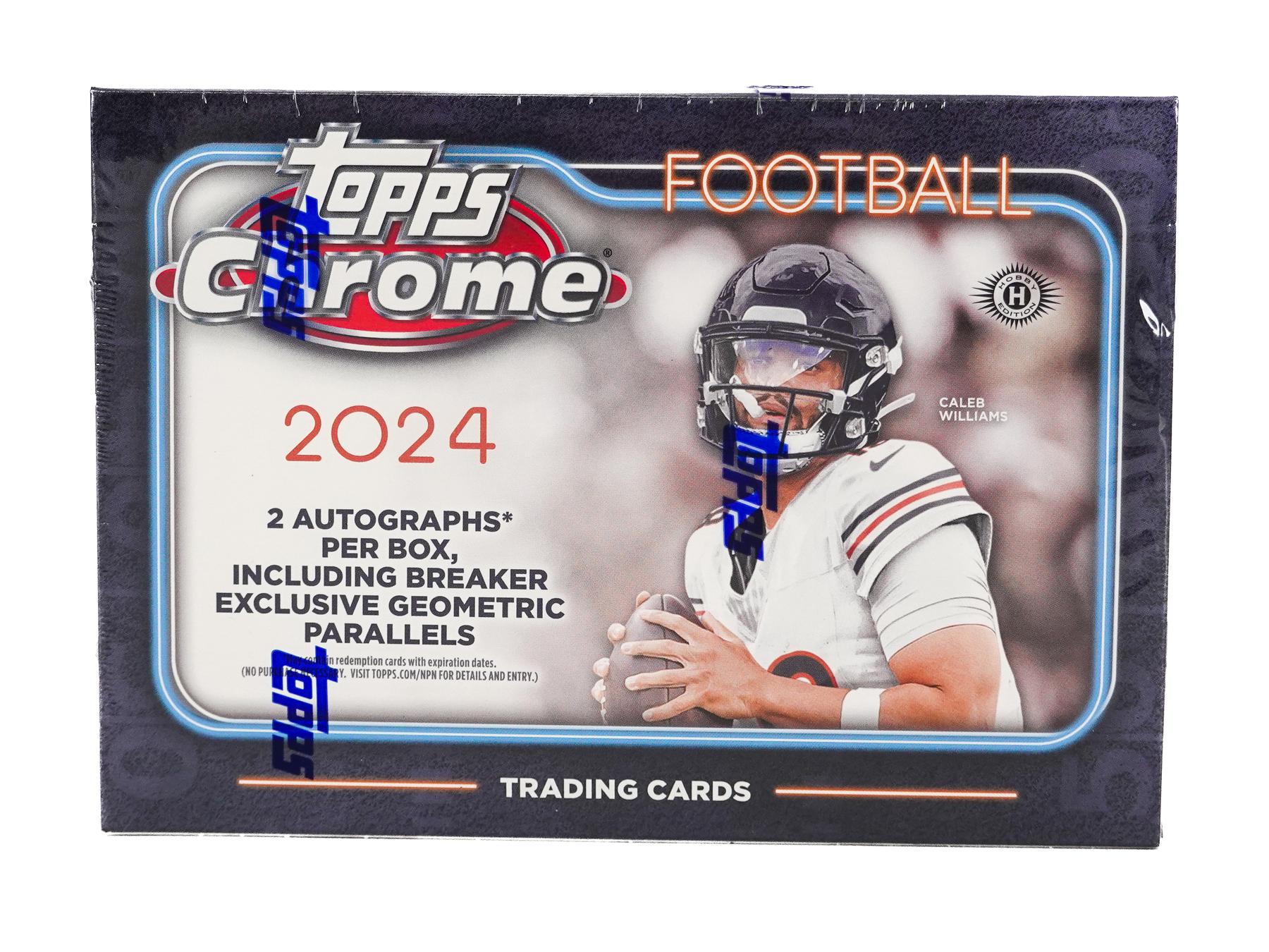 2024 Topps Chrome Football Breaker Delight Box | DA Card World