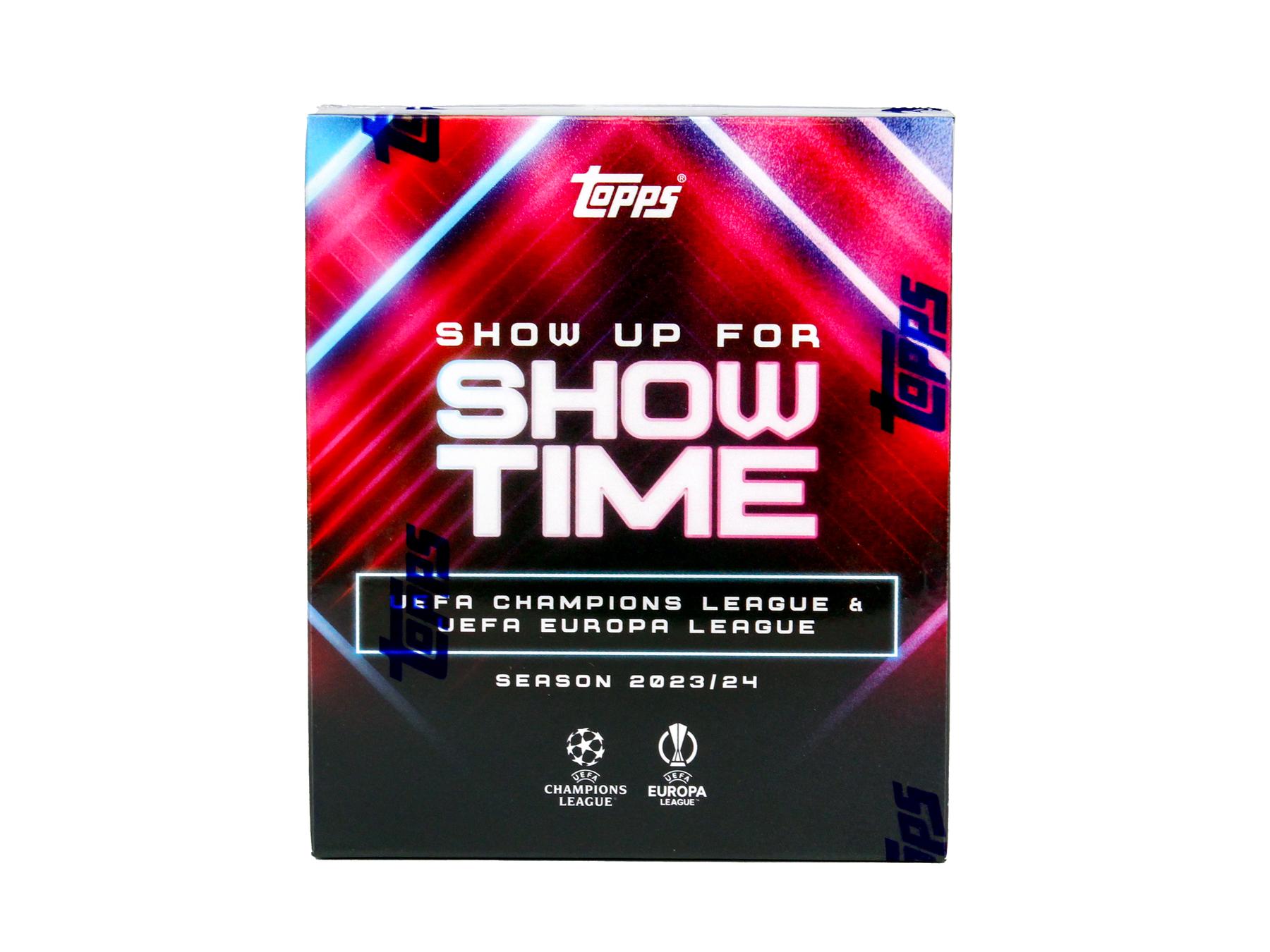 2023/24 Topps UEFA Club Competitions Showtime Soccer Hobby Box | DA ...