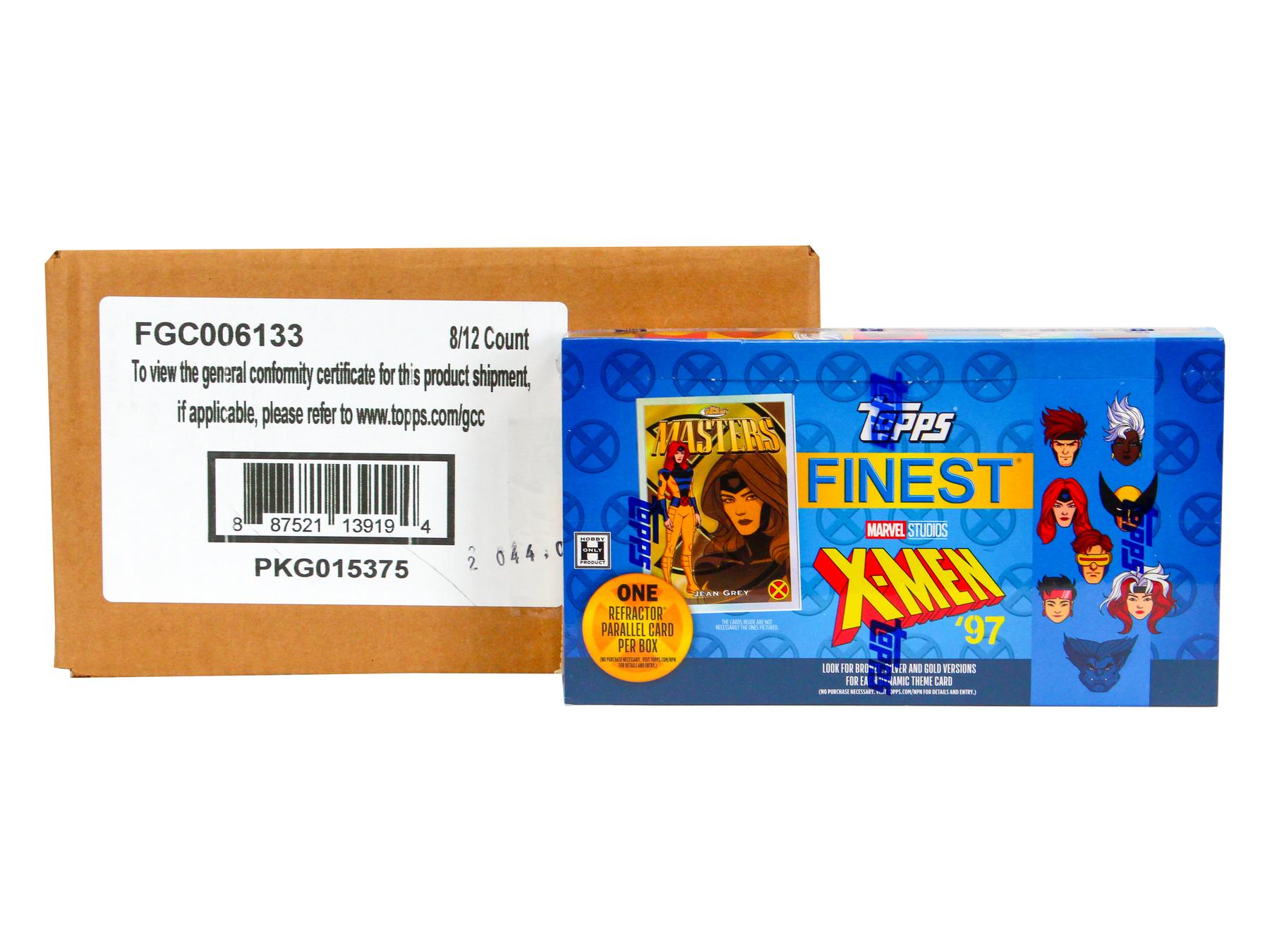 2025 Topps X-Men '97 Finest Hobby 8-Box Case | DA Card World