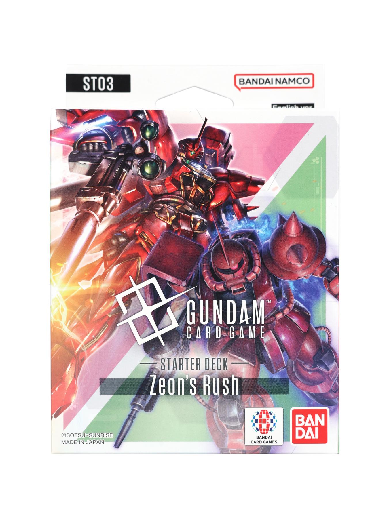 Gundam TCG Zeon's Rush Starter Deck | DA Card World