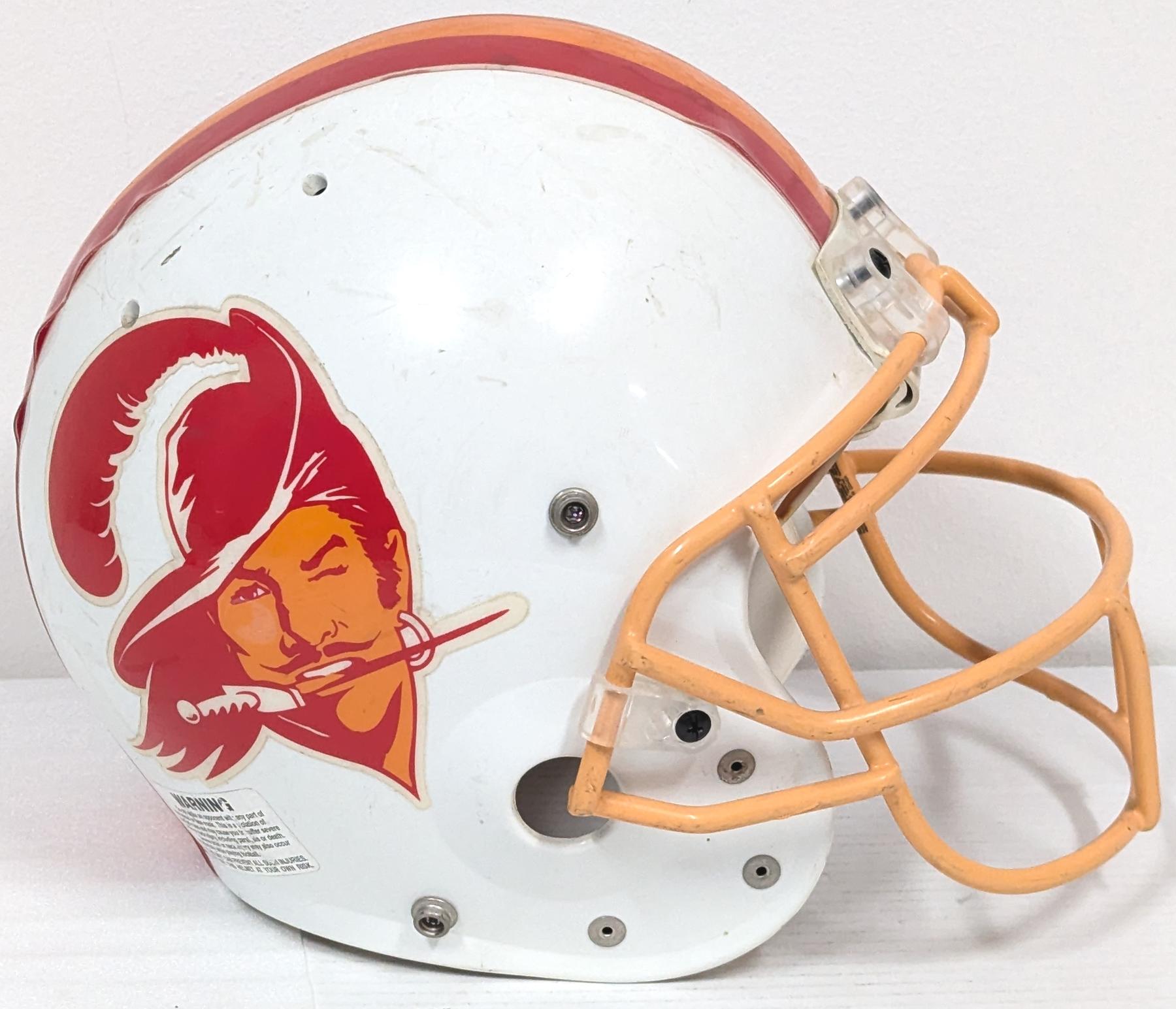 Thomas Everett Tampa Buccaneers NFL 1994/95 Game Used Helmet (Reed Buy ...