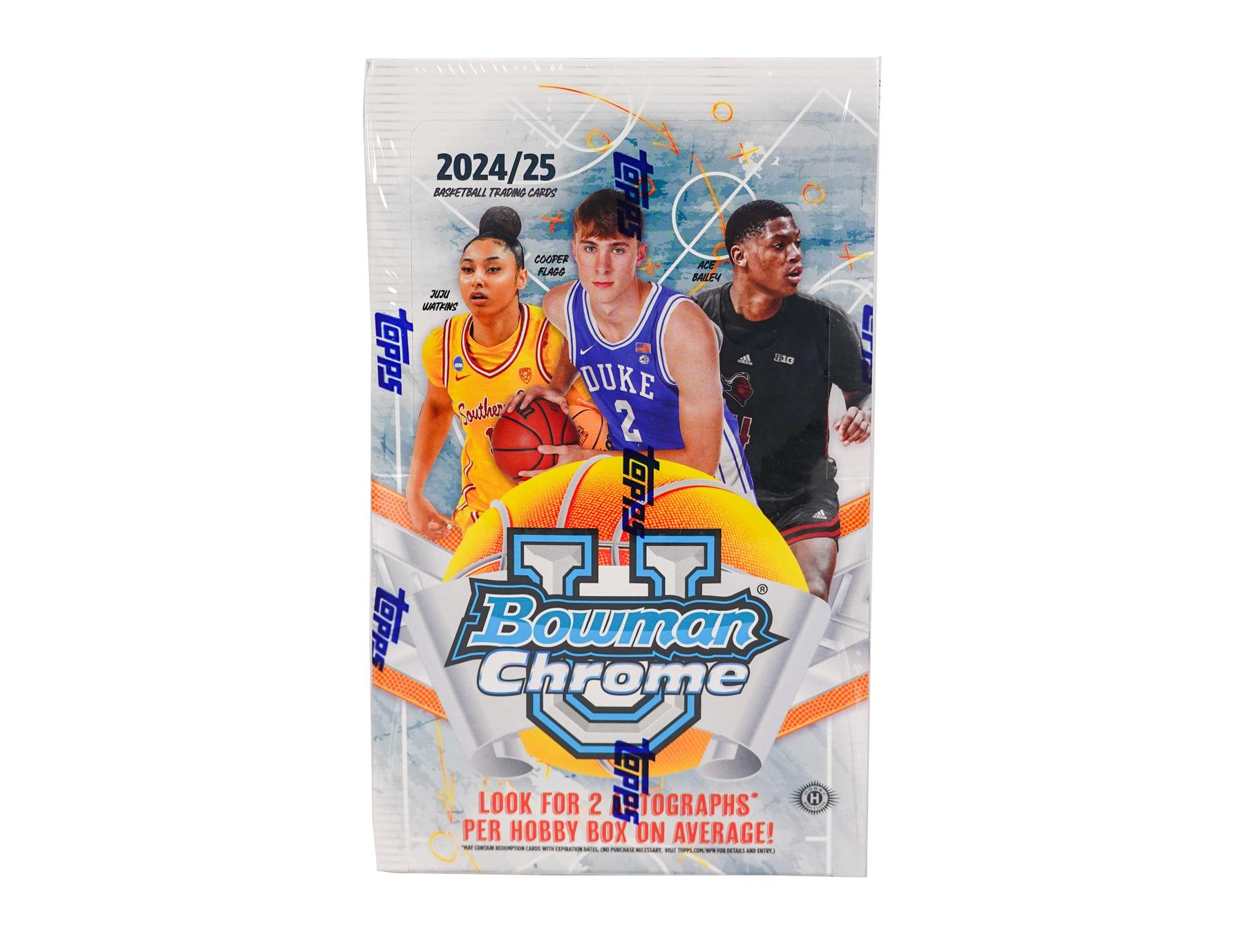 2024/25 Bowman University Chrome Basketball Hobby Box | DA Card World