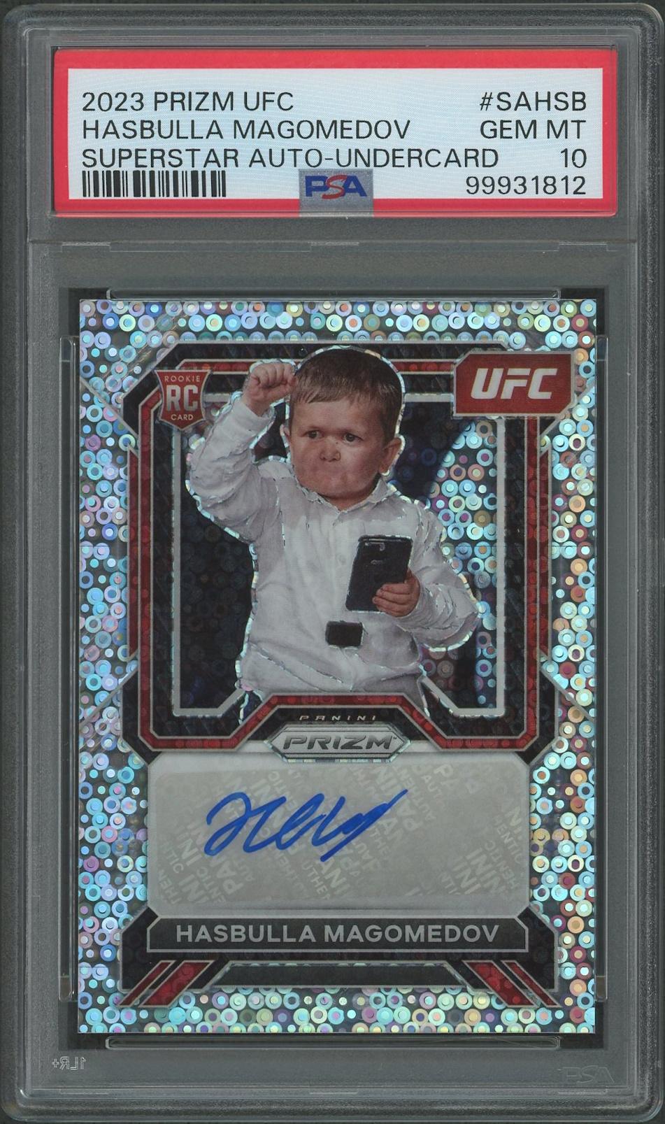 2023 Panini Prizm UFC #SAHSB Hasbulla Magomedov Undercard Prizm ...